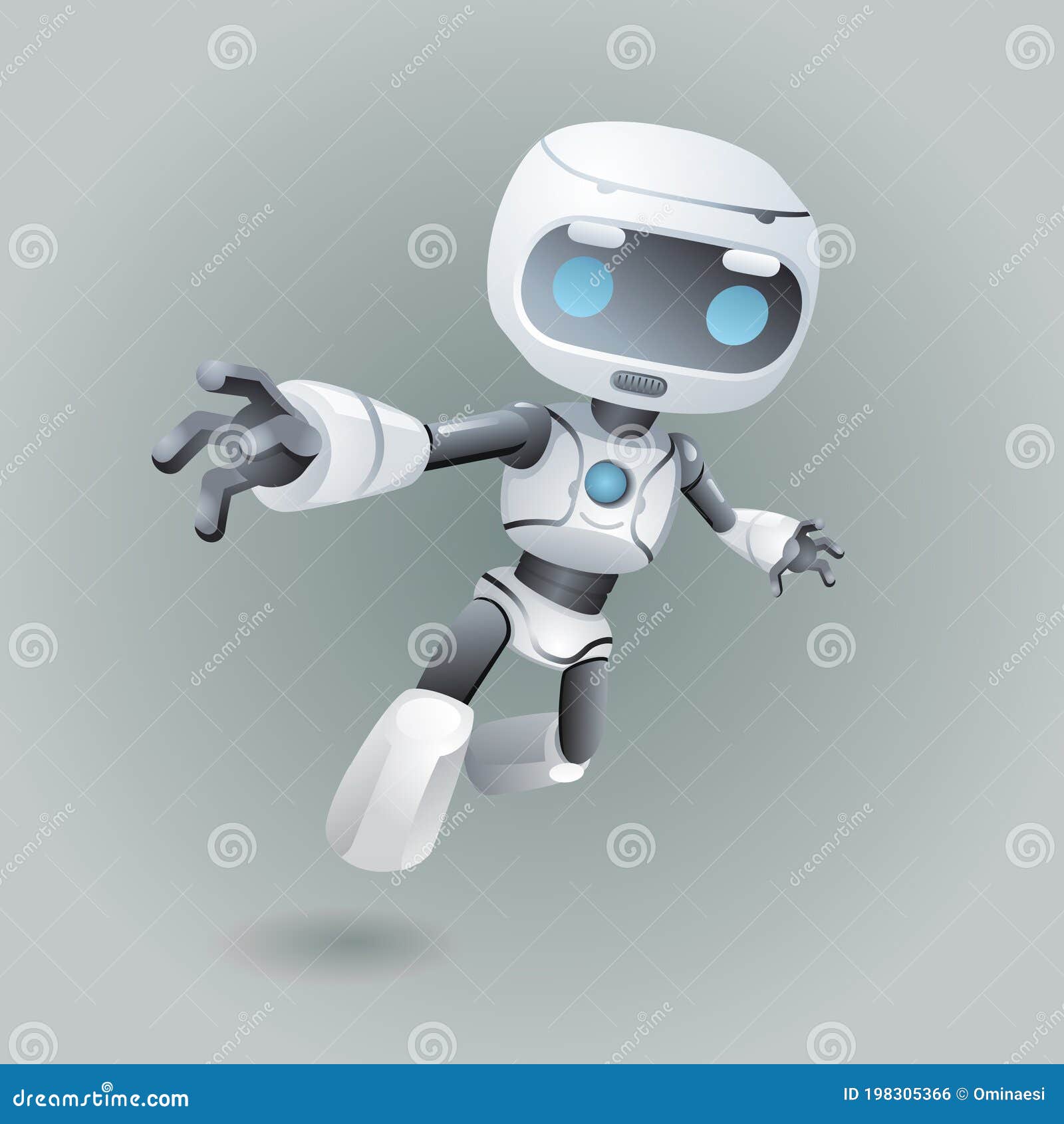 Flying Robot Stock Illustrations – 6,734 Flying Robot Stock ...