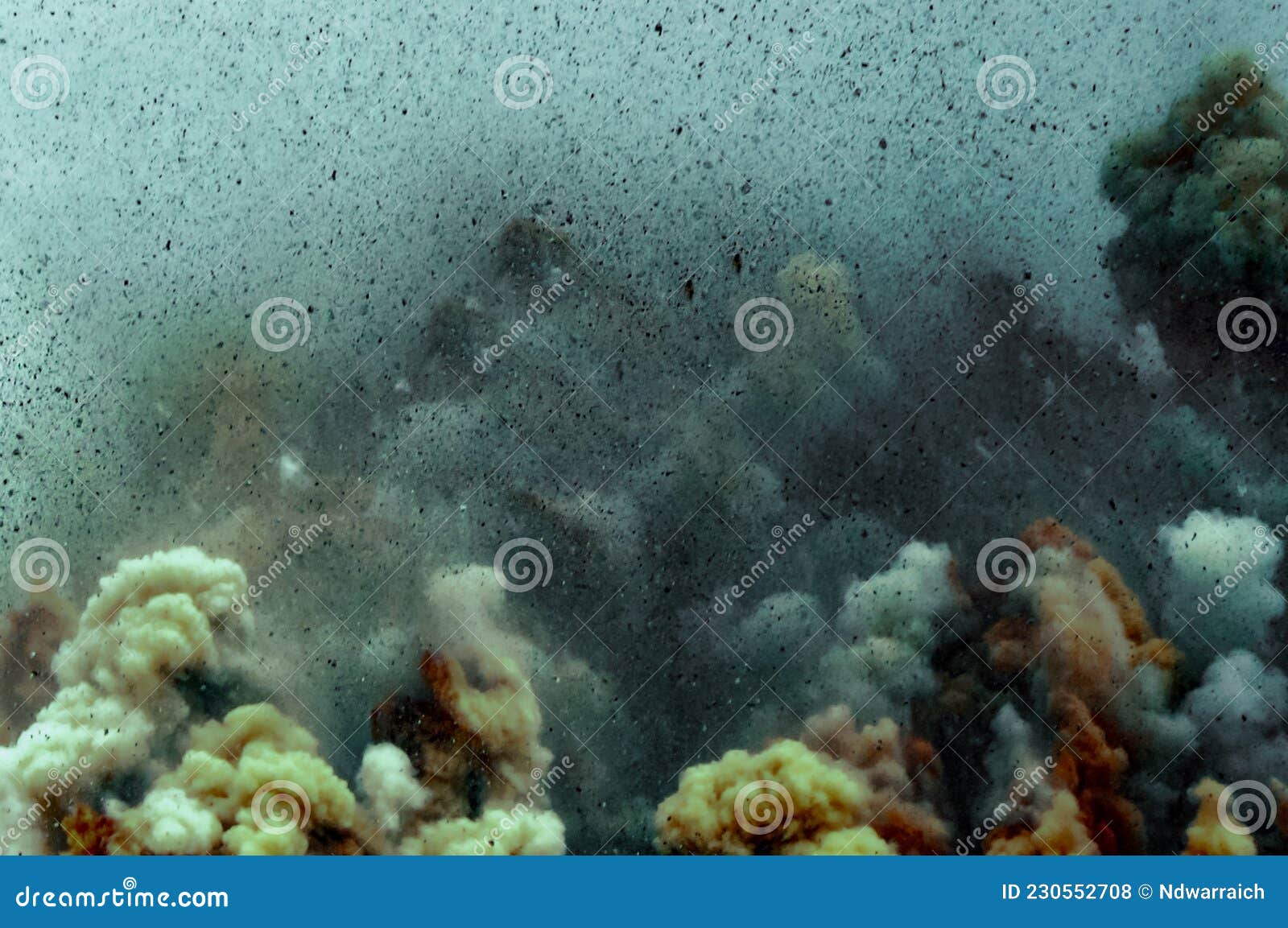 Flying Rock Particles and Dust Storm during Detonator Blast on the ...