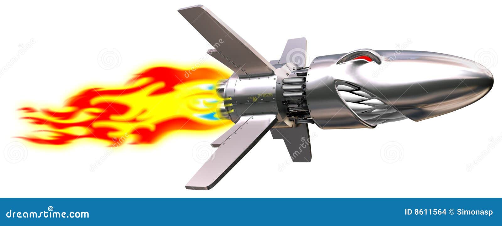 Man Flying With A Rocket To The Stars As Symbol Of Personal Growth And ...