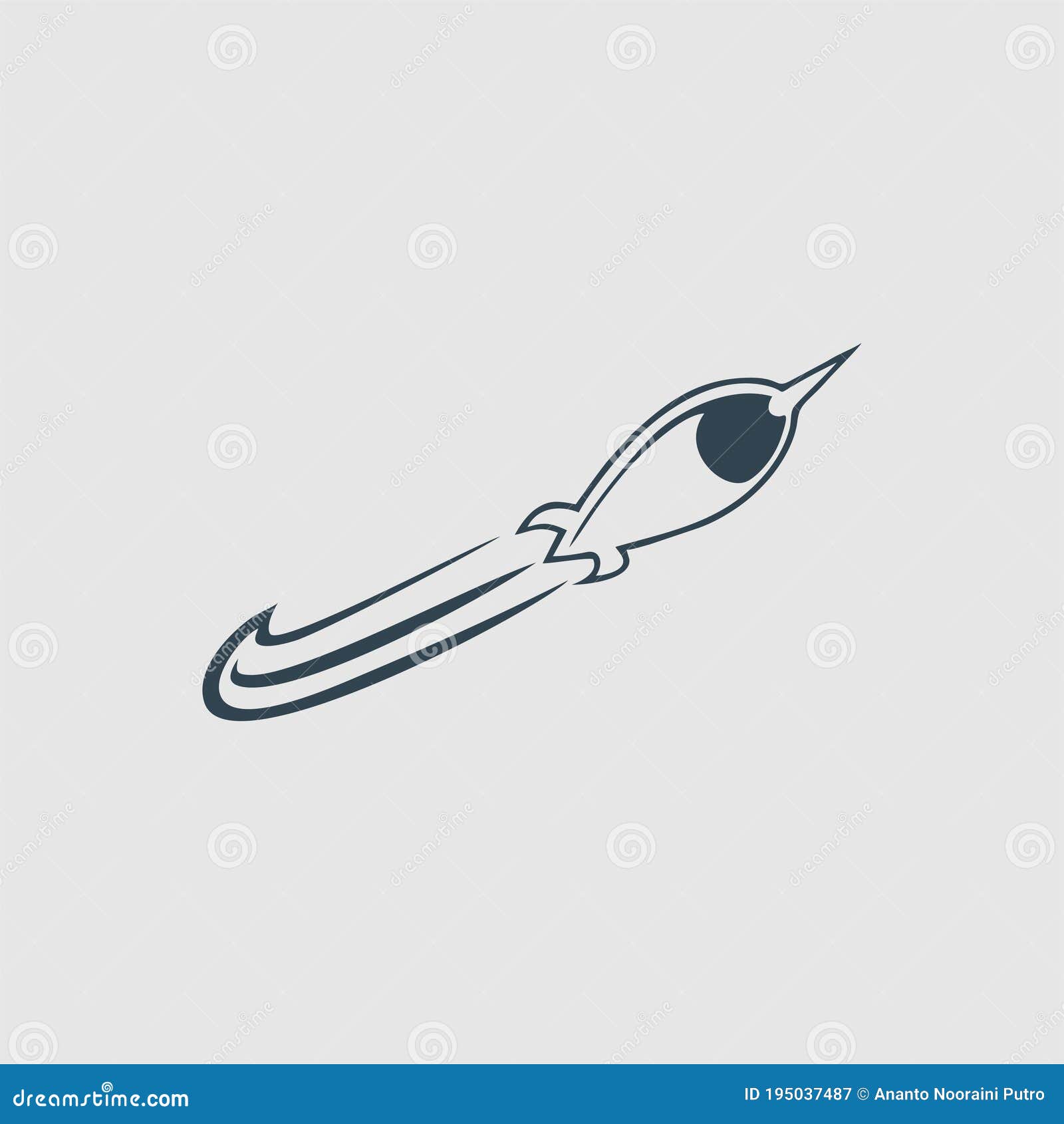 Flying Rocket Design Inspiration Stock Vector - Illustration of ...