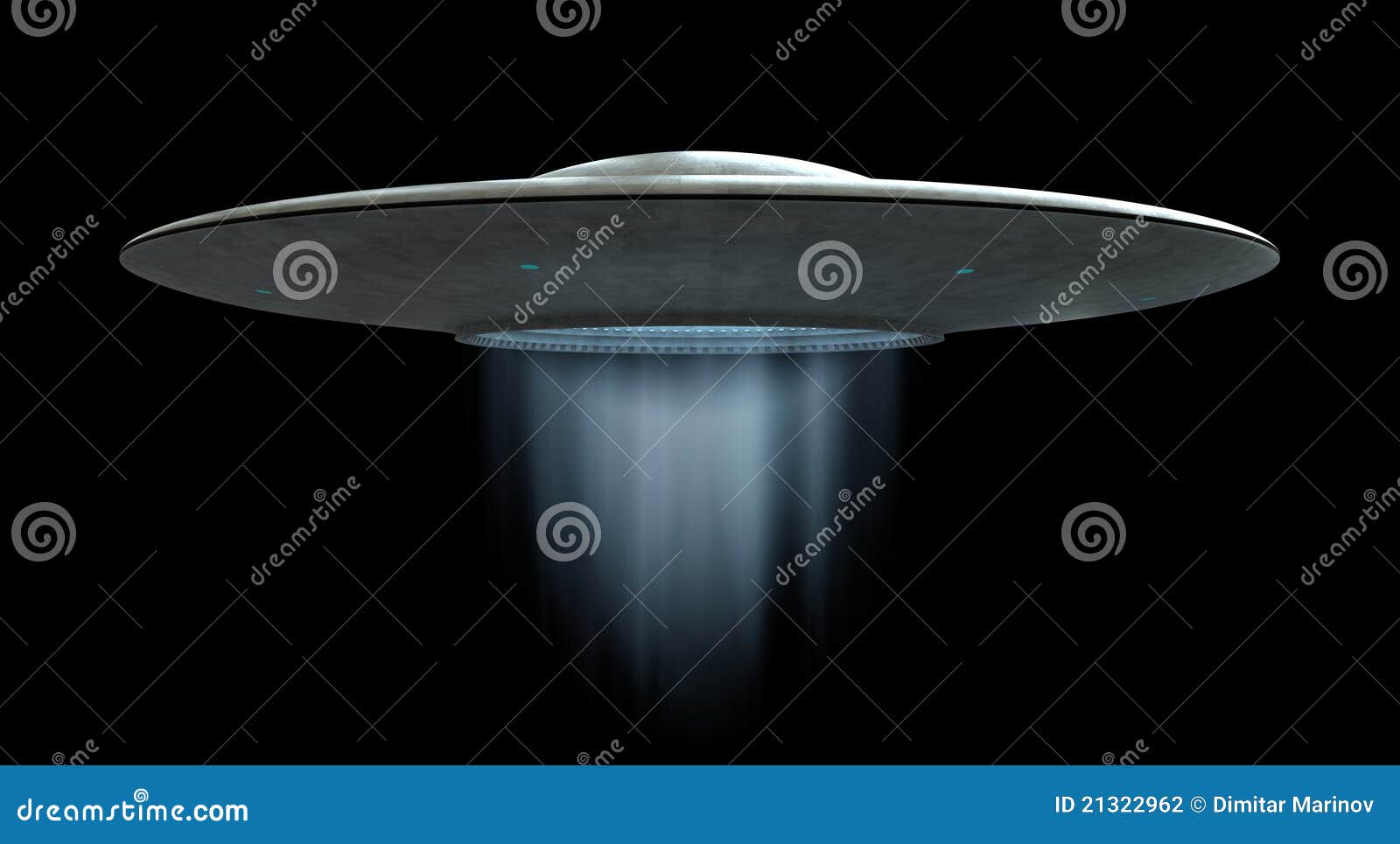 Flying Saucer - UFO - Vector Linear Illustration For Coloring. Outline ...