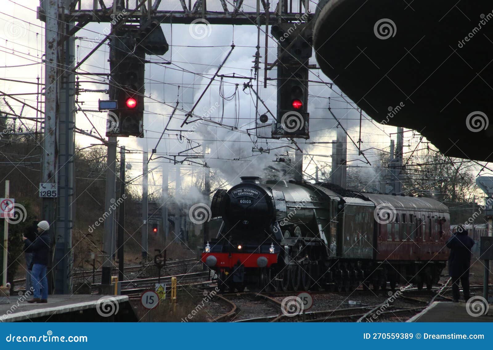 Flying Scotsman Historic Steam Train Centenary Editorial Stock Image ...