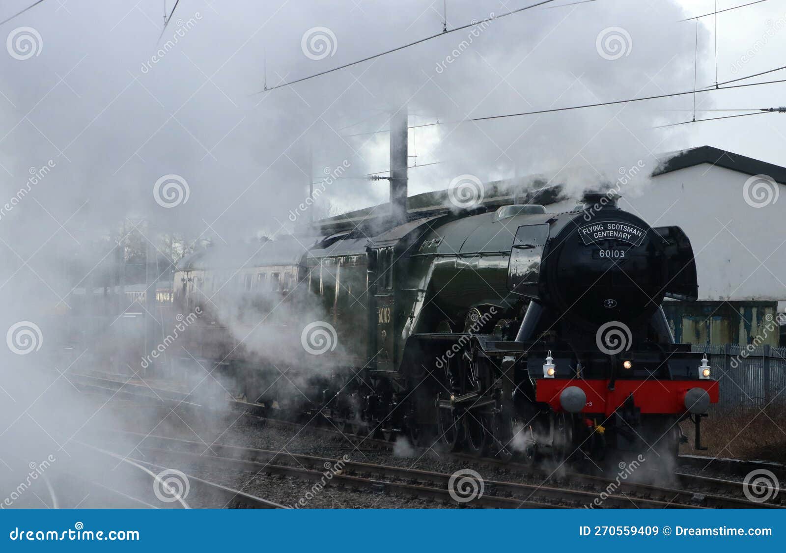 Flying Scotsman Historic Steam Train Centenary Editorial Stock Image ...