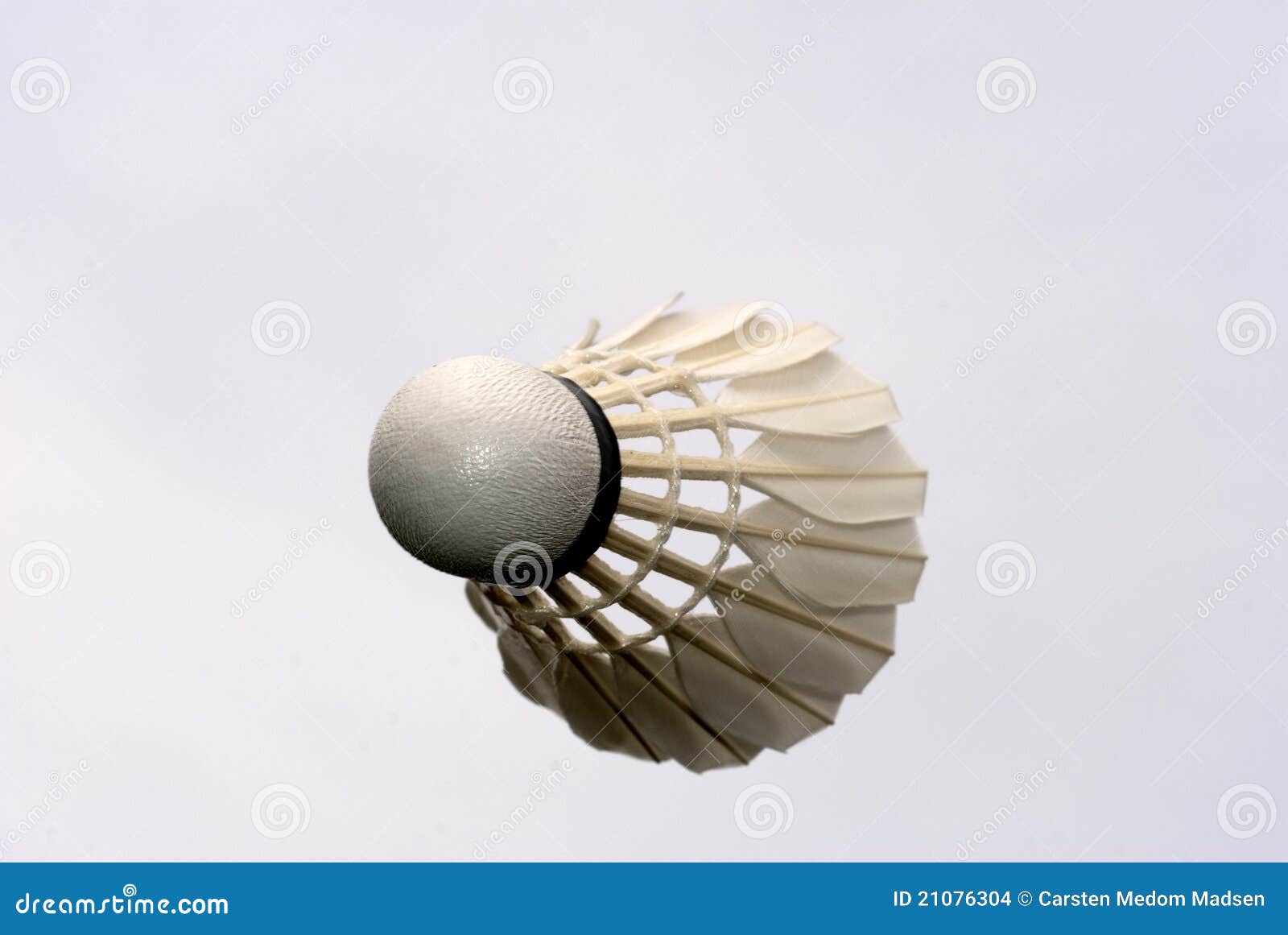 Flying shuttlecock stock photo. Image of equipment, sport - 21076304