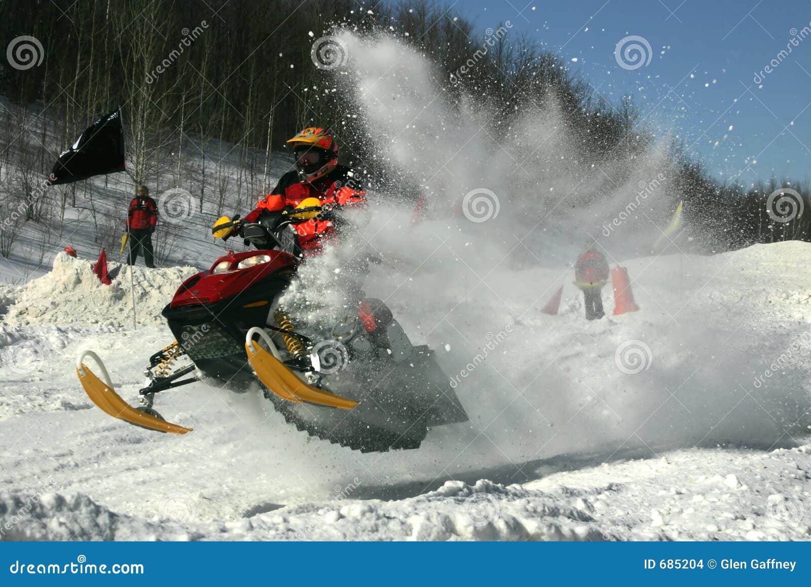 Flying snow stock photo. Image of leisure, trails, winter - 685204