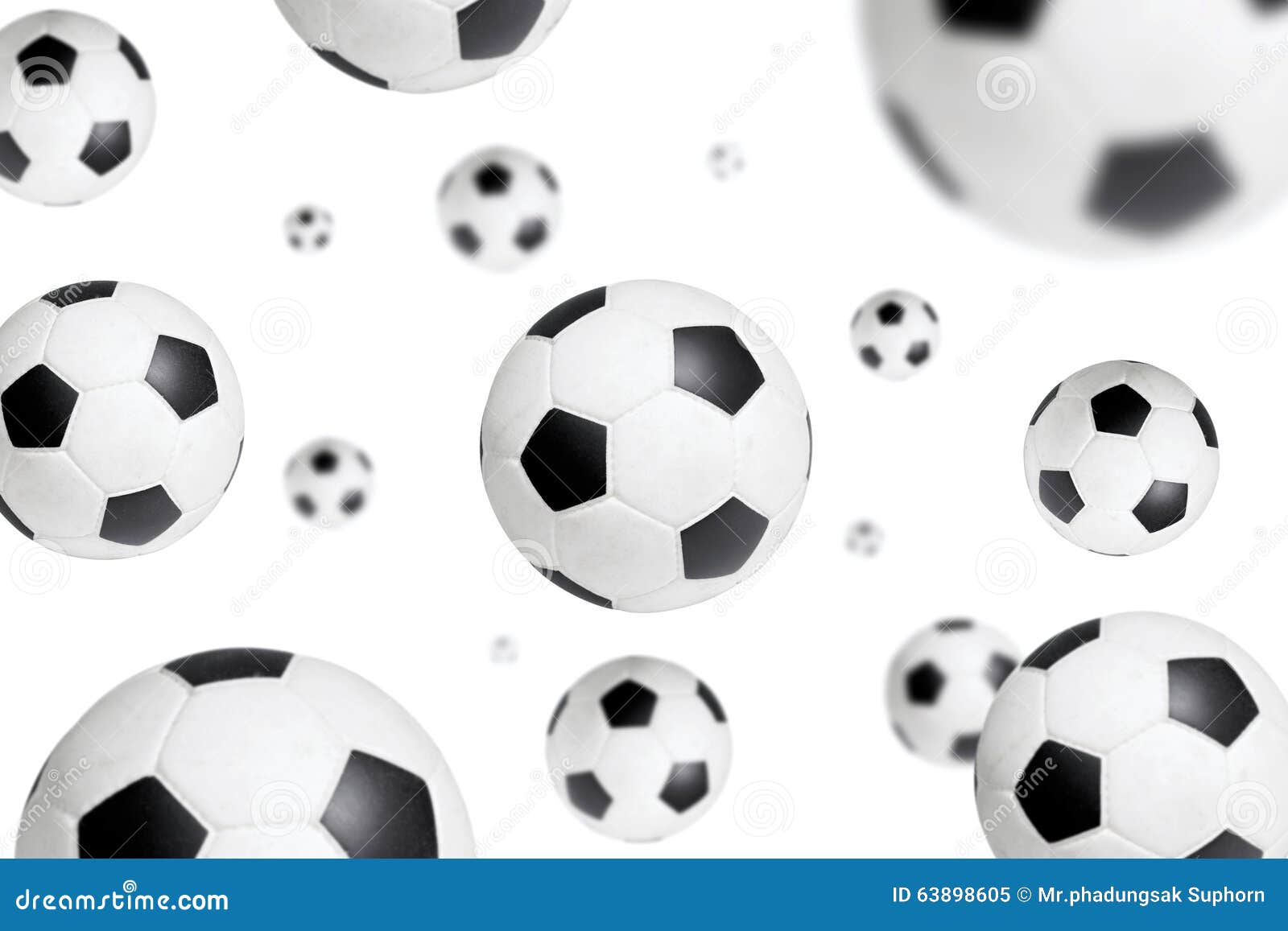 Flying soccer ball stock image. Image of white, copy - 63898605
