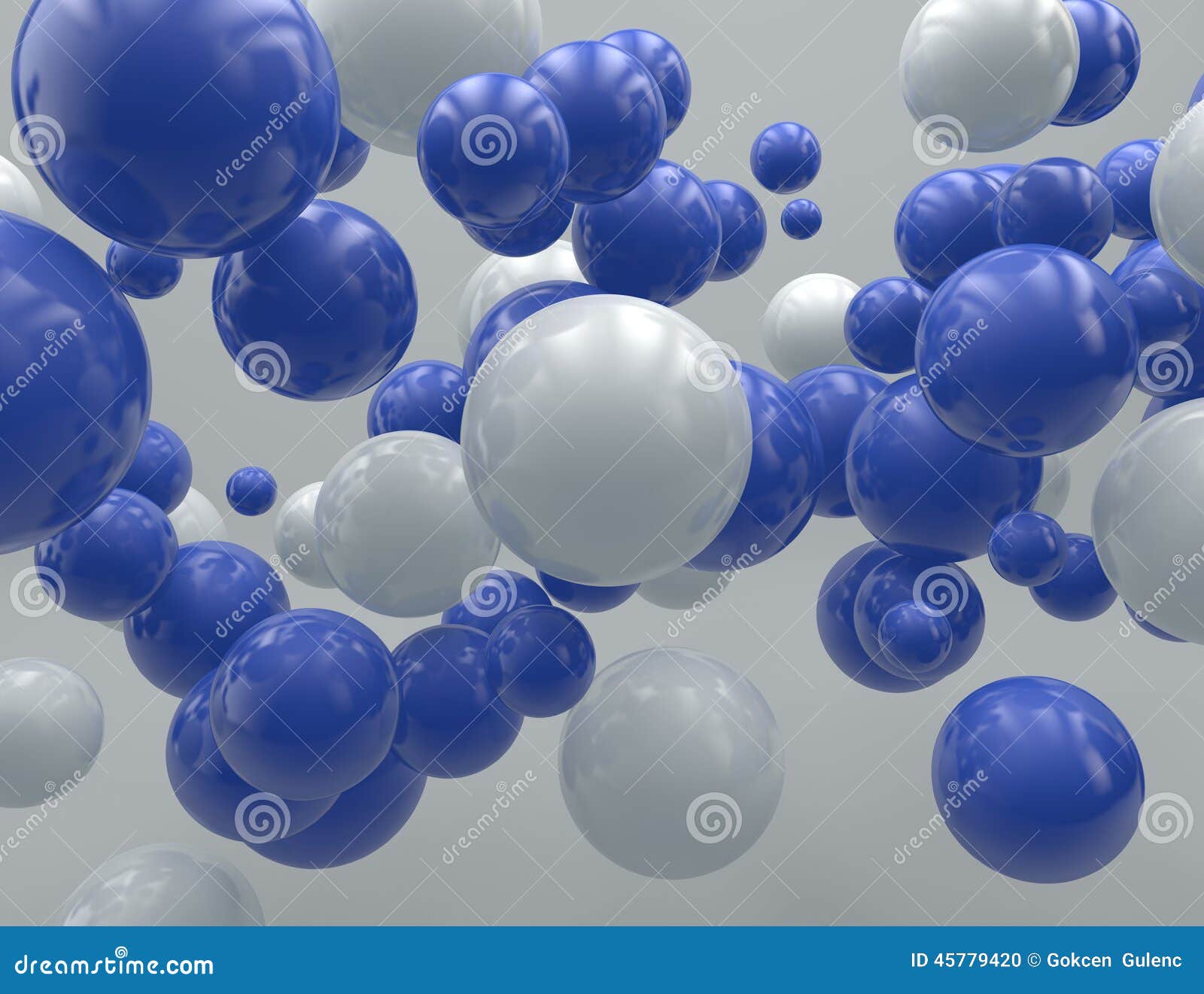 Flying Spheres stock illustration. Illustration of pattern - 45779420
