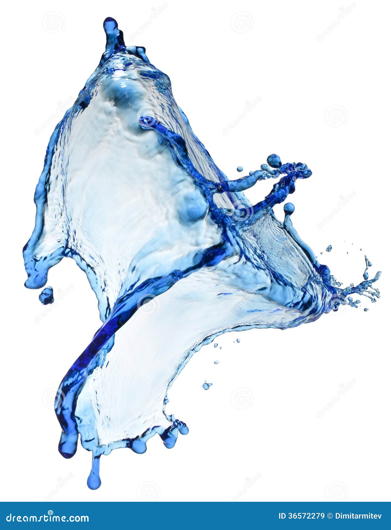 Flying splash blue liquid stock image. Image of purity - 36572279