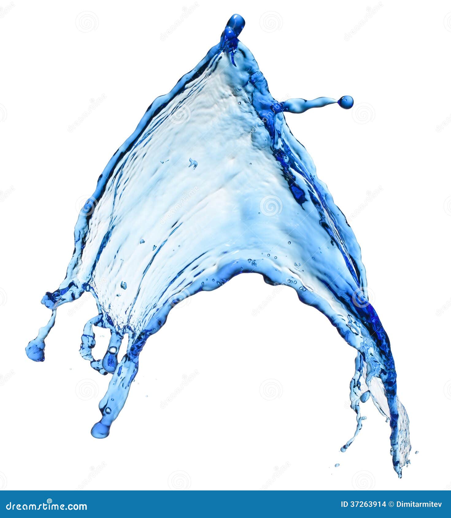 Flying splash blue liquid stock photo. Image of liquid - 37263914