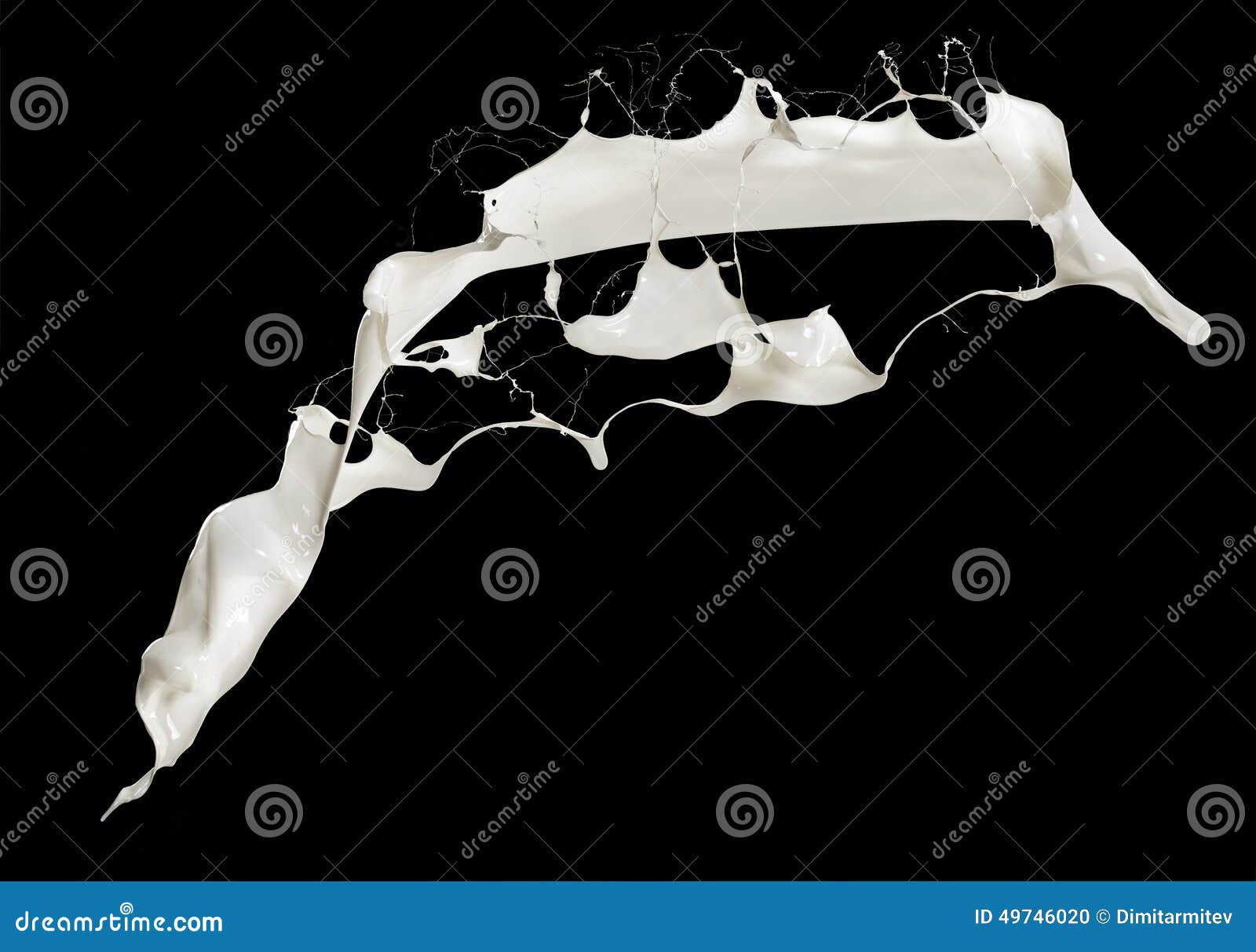 Flying splashing milk stock photo. Image of fluid, health - 49746020