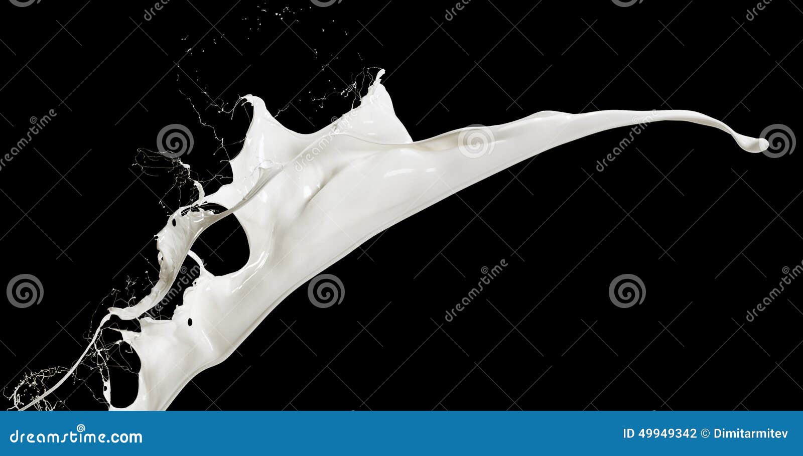 Flying splashing milk stock photo. Image of flow, milkshake - 49949342