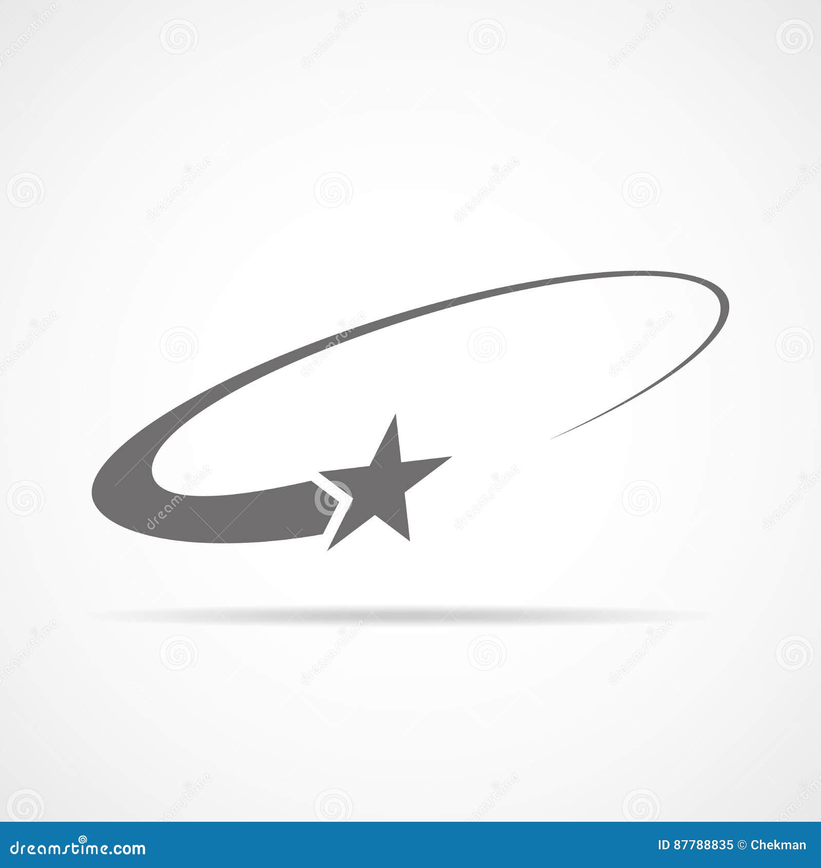 Flying Star Icon. Vector Illustration. Stock Illustration ...