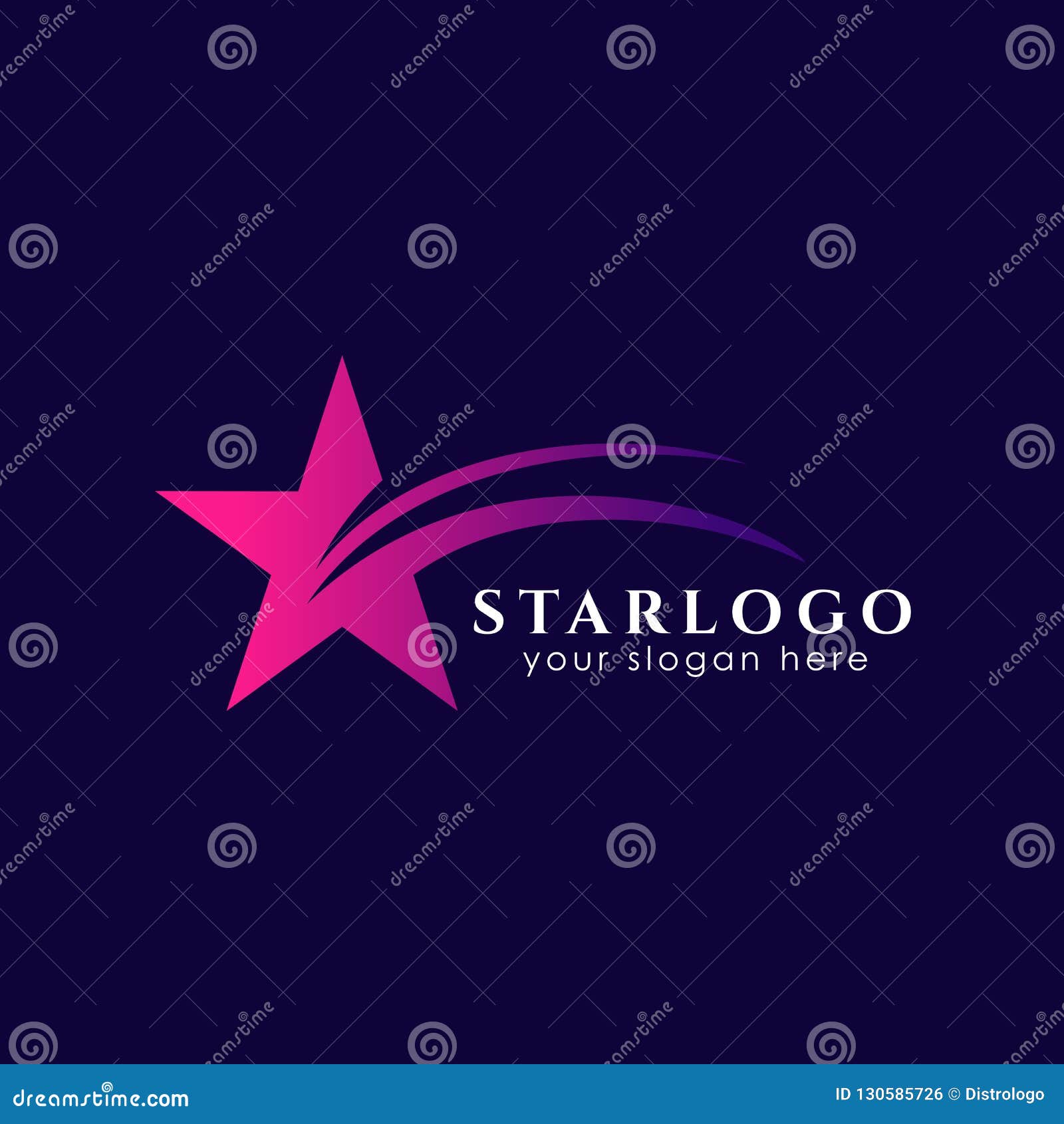 Flying Star Logo Design Stock Template. Star Vector Icon Stock Vector ...