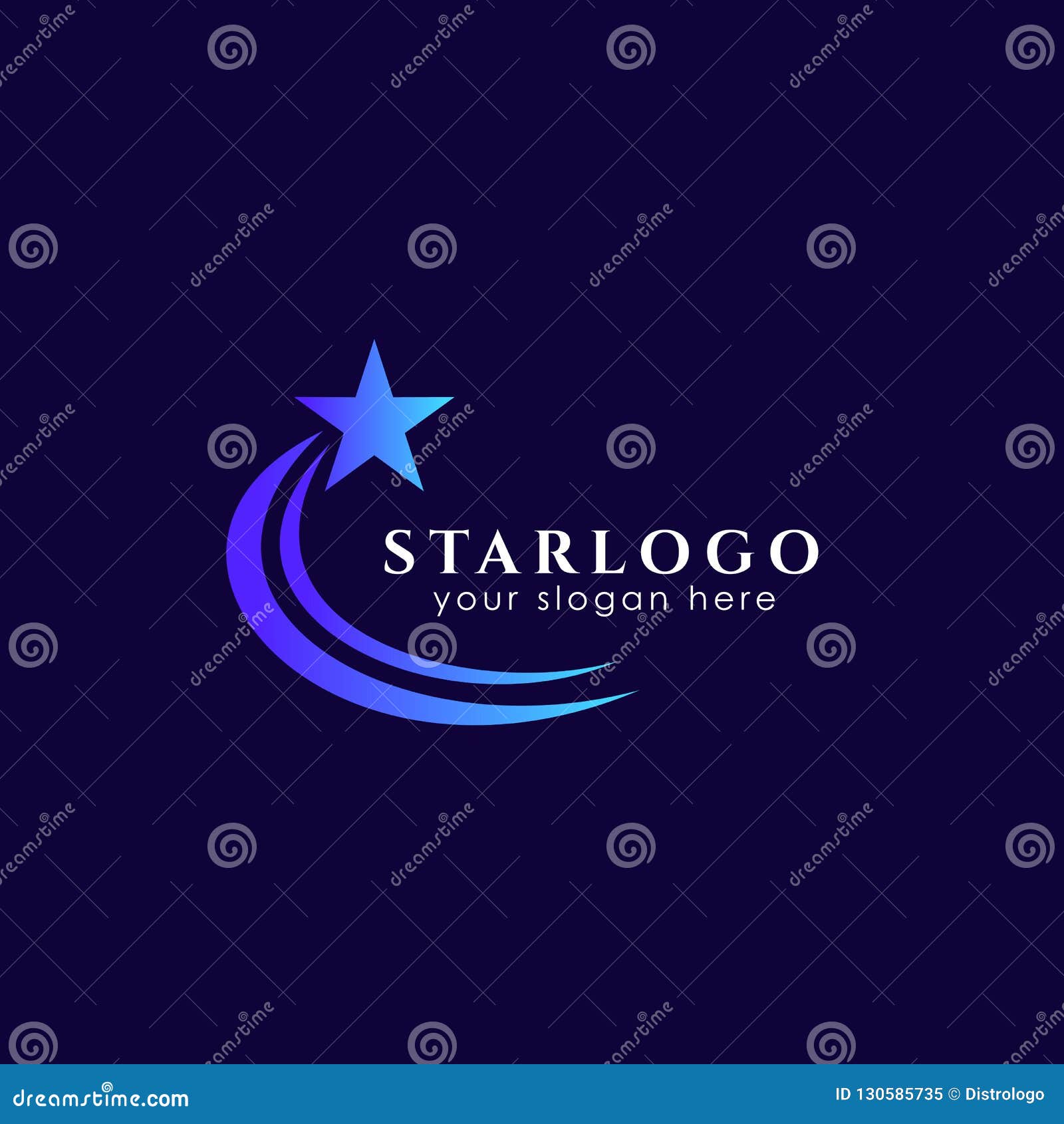 Flying Star Logo Design Stock Template. Star Vector Icon Stock Vector ...
