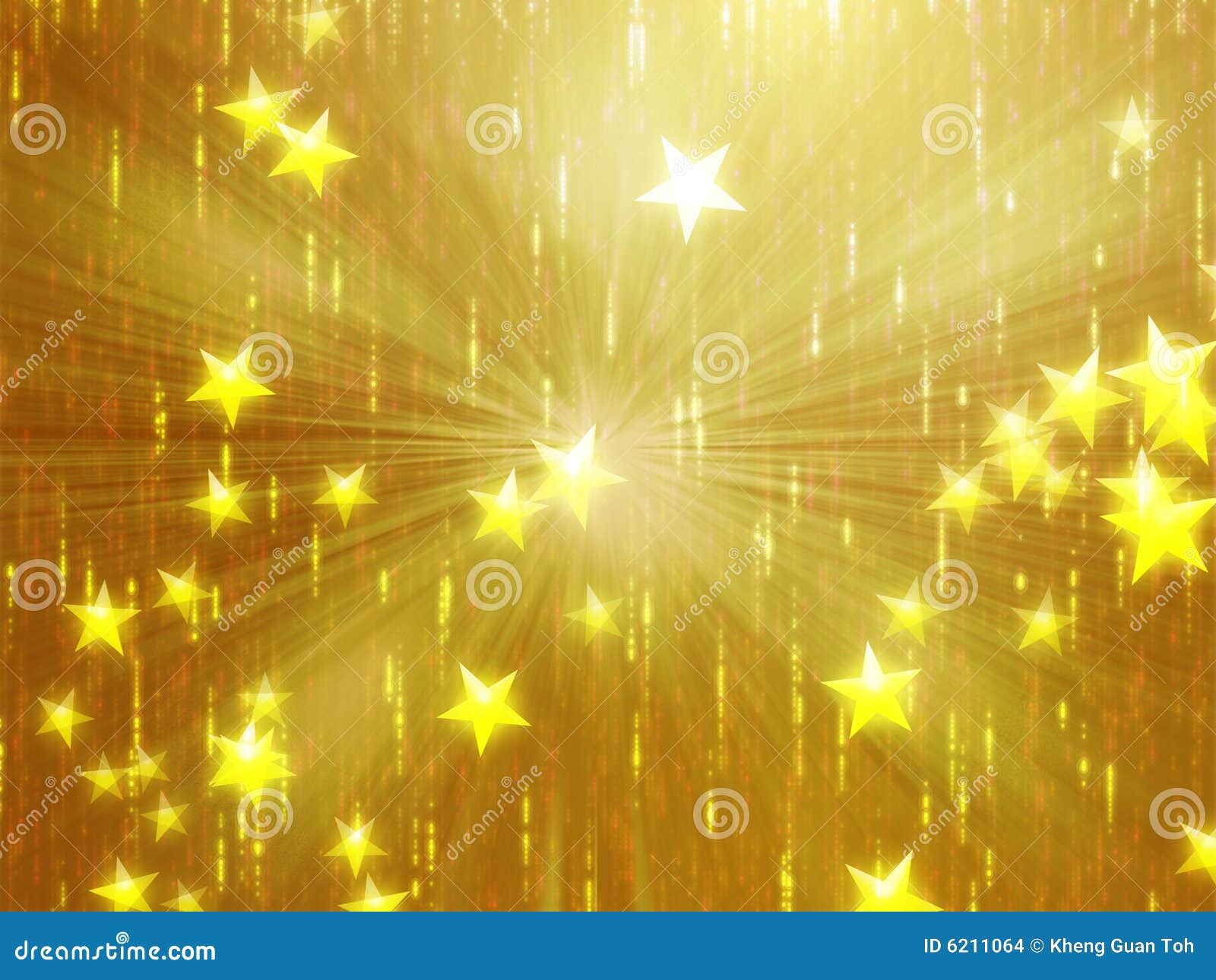 Flying stars illustration stock illustration. Illustration of shapes ...