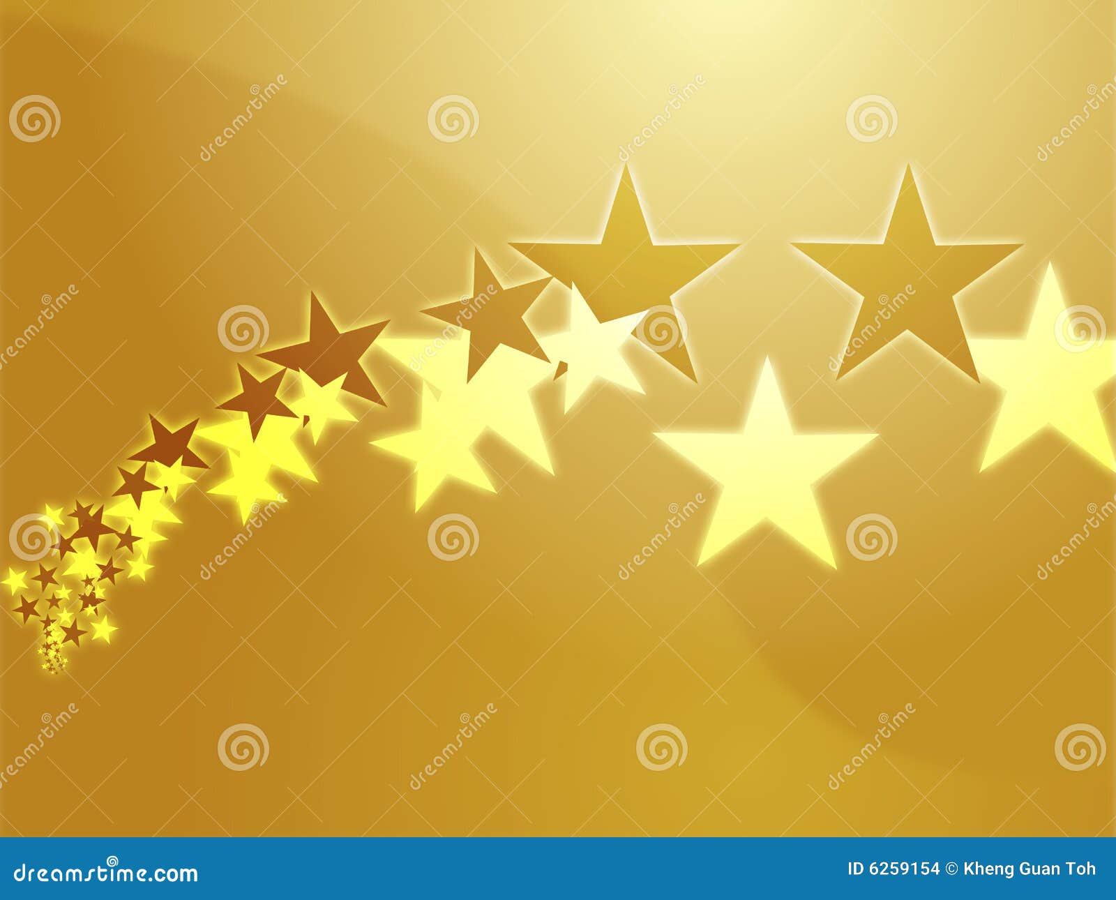 Flying Stars Illustration Stock Photography | CartoonDealer.com #6259154