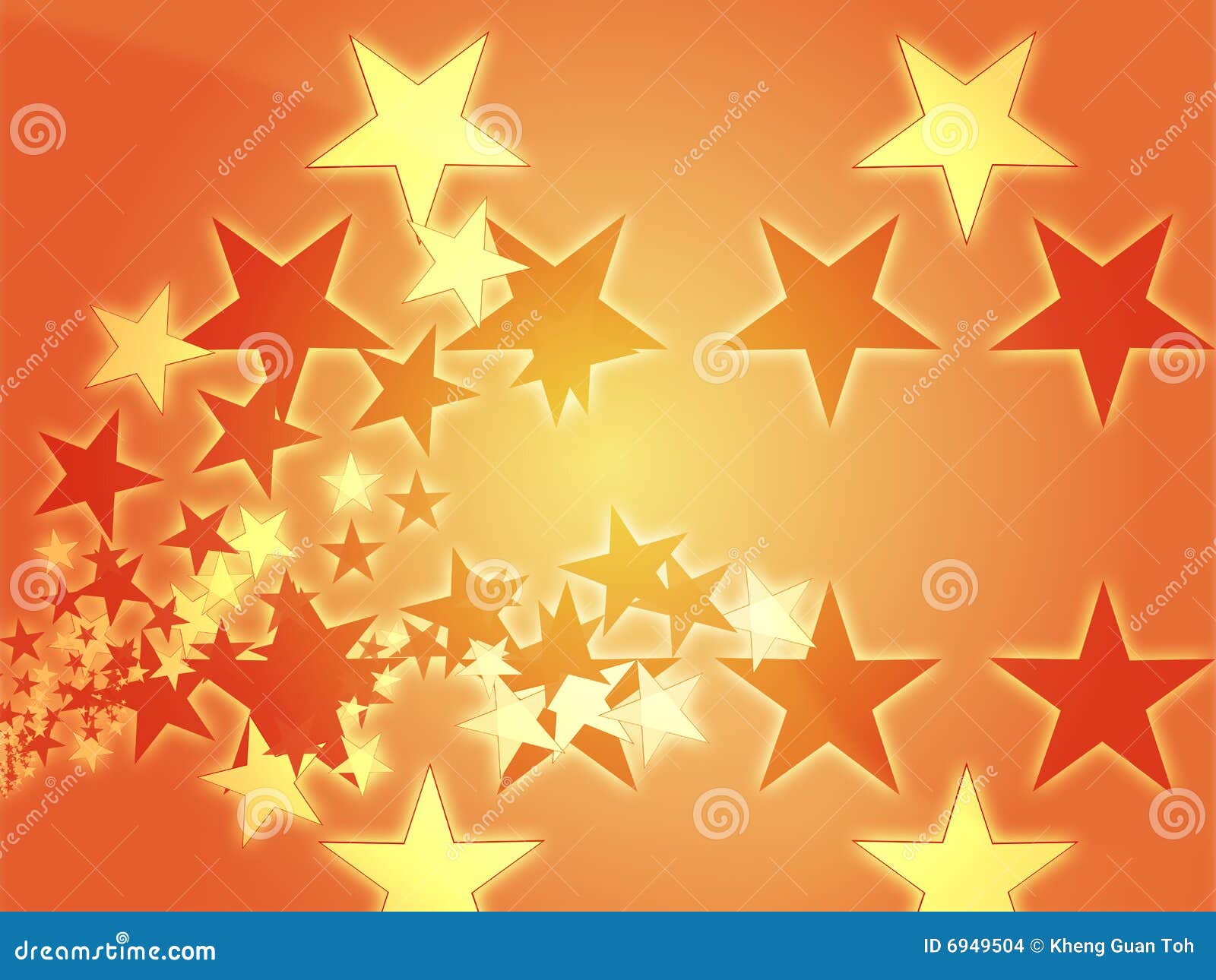 Flying stars illustration stock illustration. Illustration of soaring ...