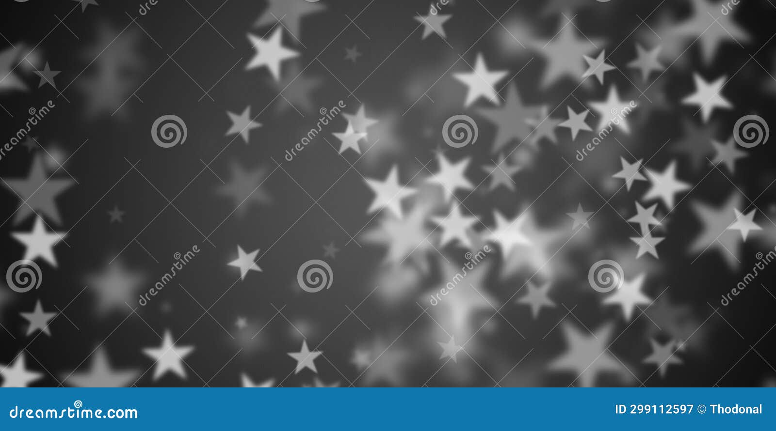 Abstract Grey Background with Flying Stars Stock Image - Image of ...