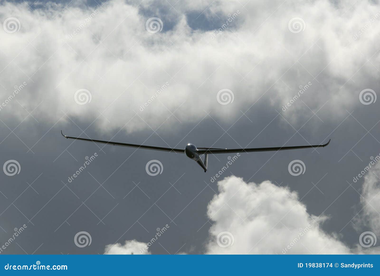 Flying in stormy weather stock photo. Image of glider - 19838174