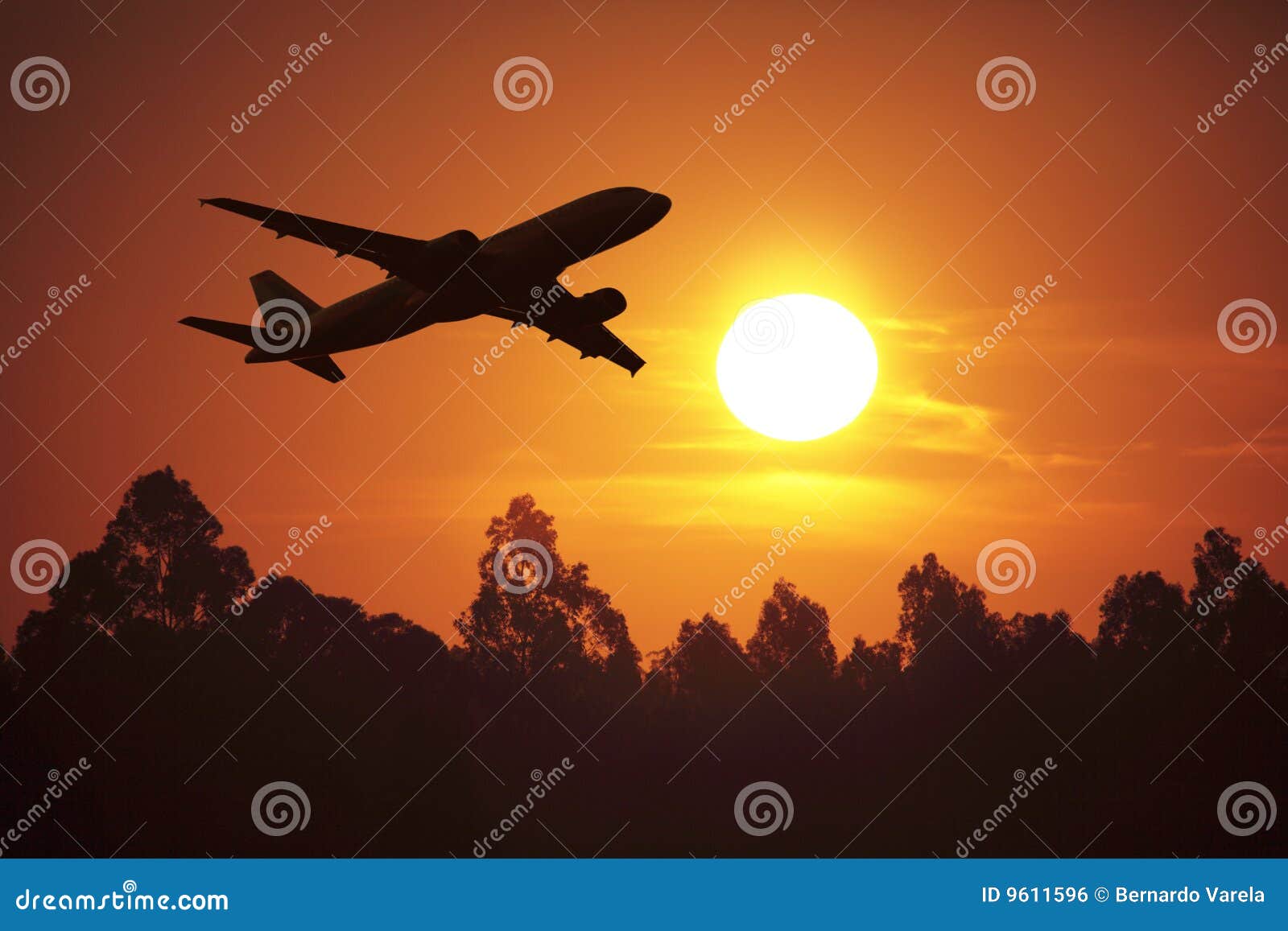 Flying in a sunset stock photo. Image of sunset, vacations - 9611596