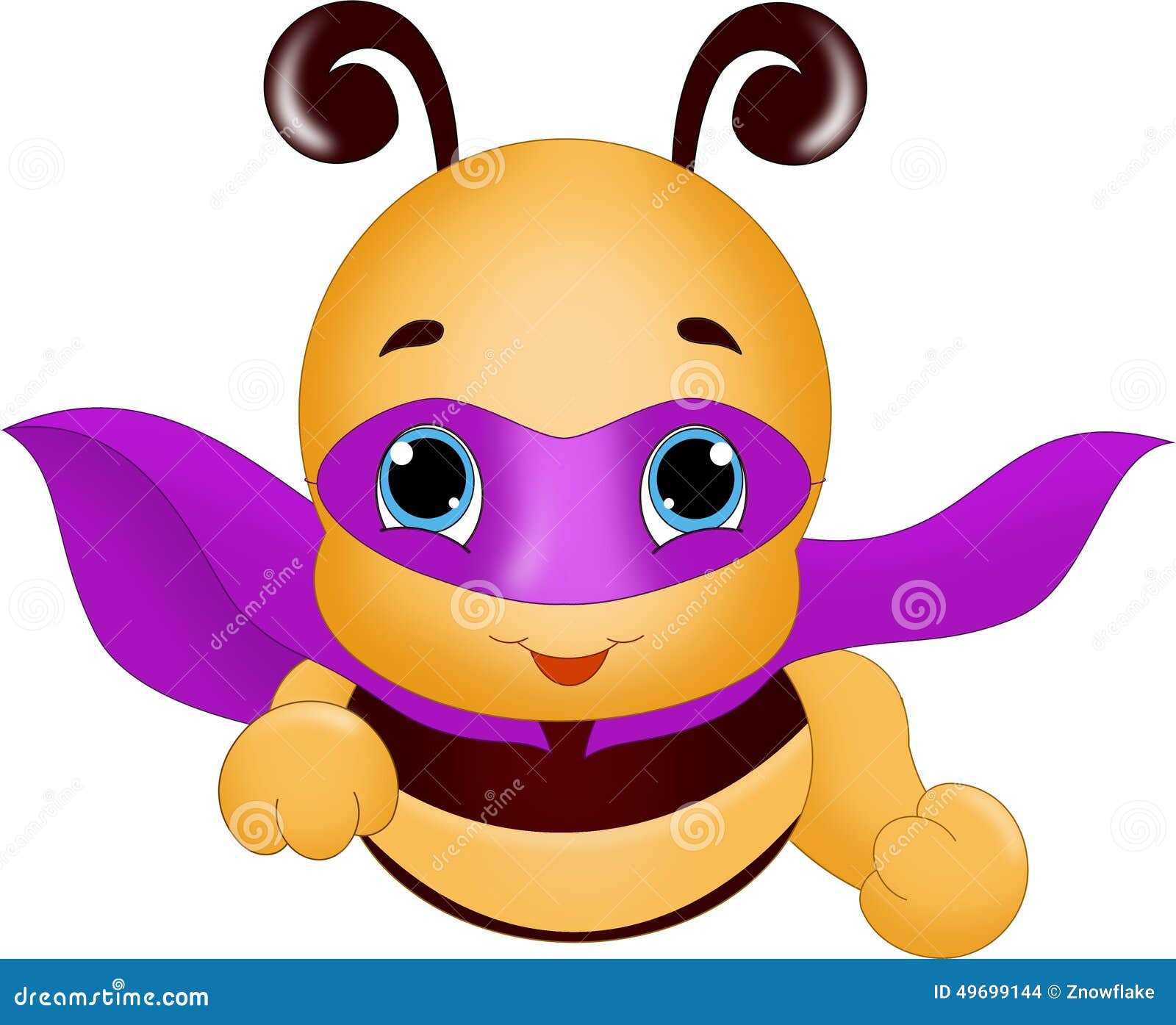 Superhero Insect In Winter Costume Cartoon Vector | CartoonDealer.com ...
