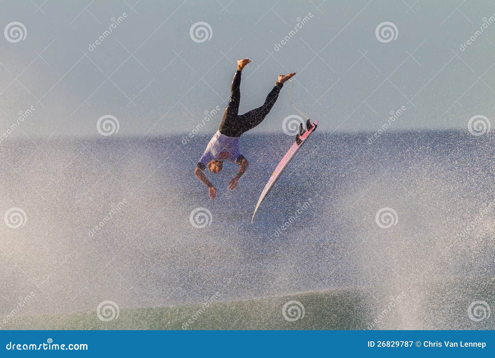 Flying Surfer Board Exit editorial photography. Image of male - 26829787