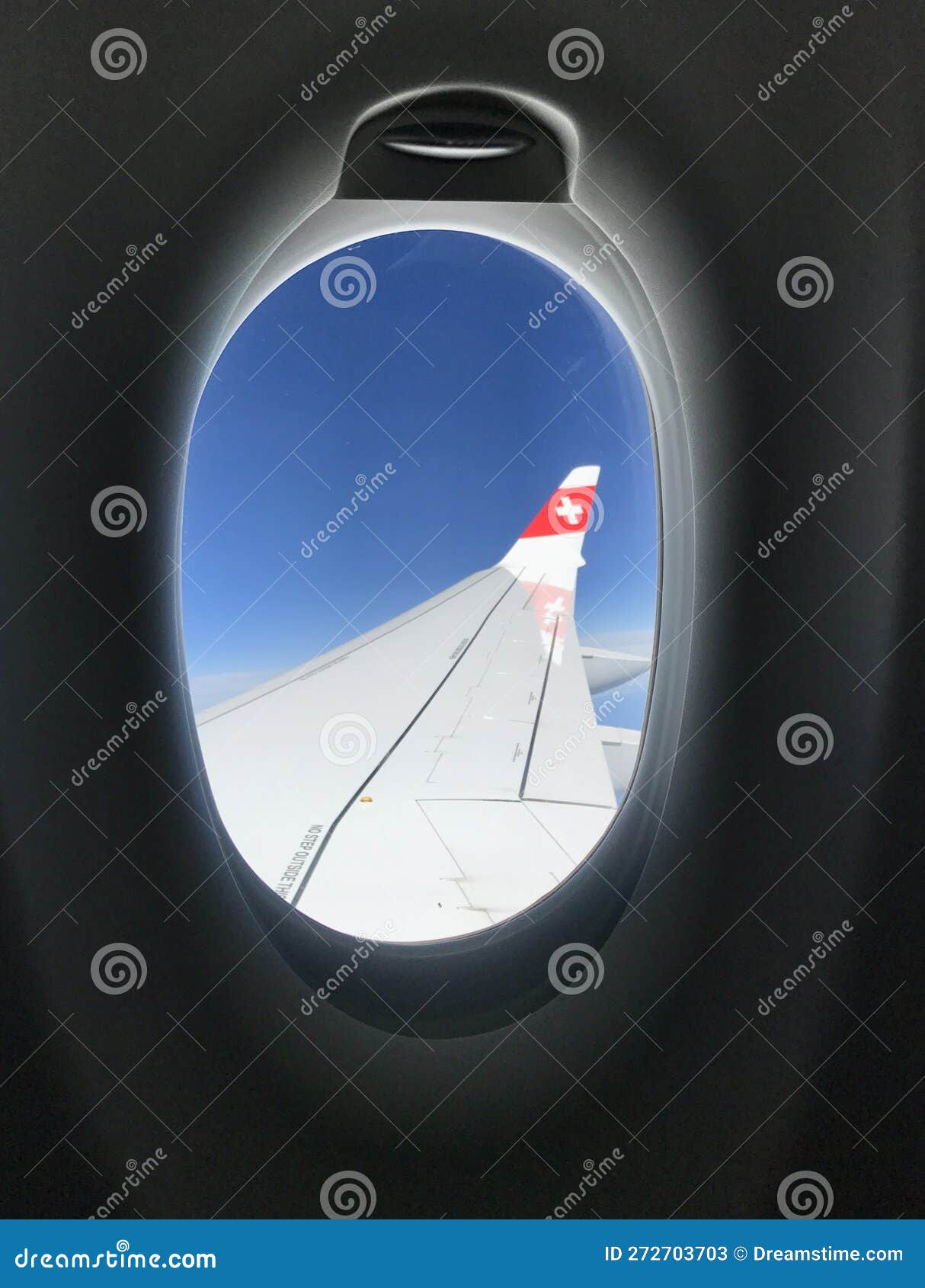 Flying with Swiss, View by the Window Editorial Stock Photo - Image of ...