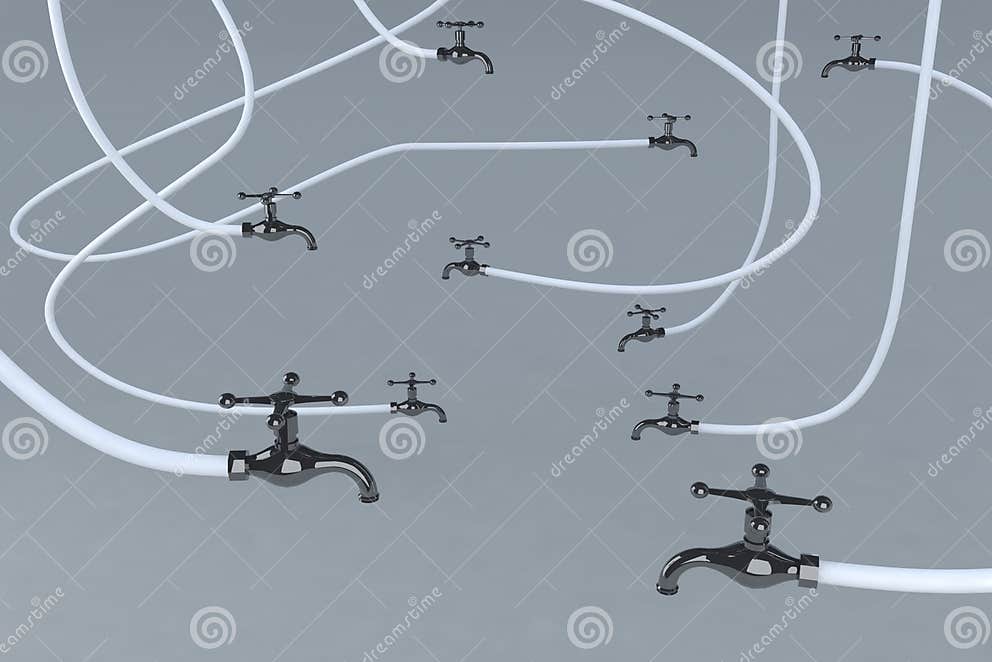 Flying taps stock illustration. Illustration of installing - 17126647