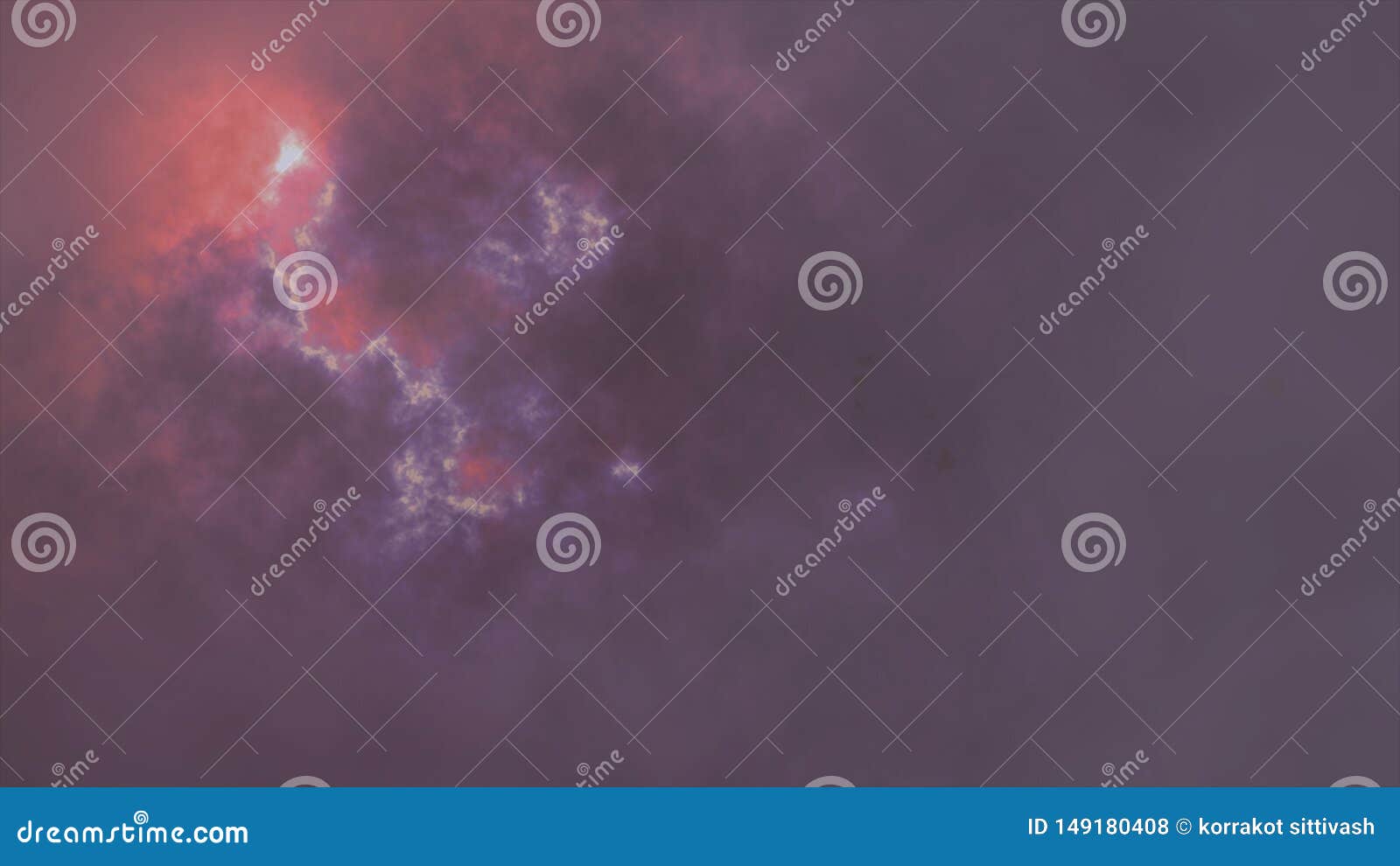 Flying through Thundercloud Lightning Splash Storm 3d Animation Stock ...