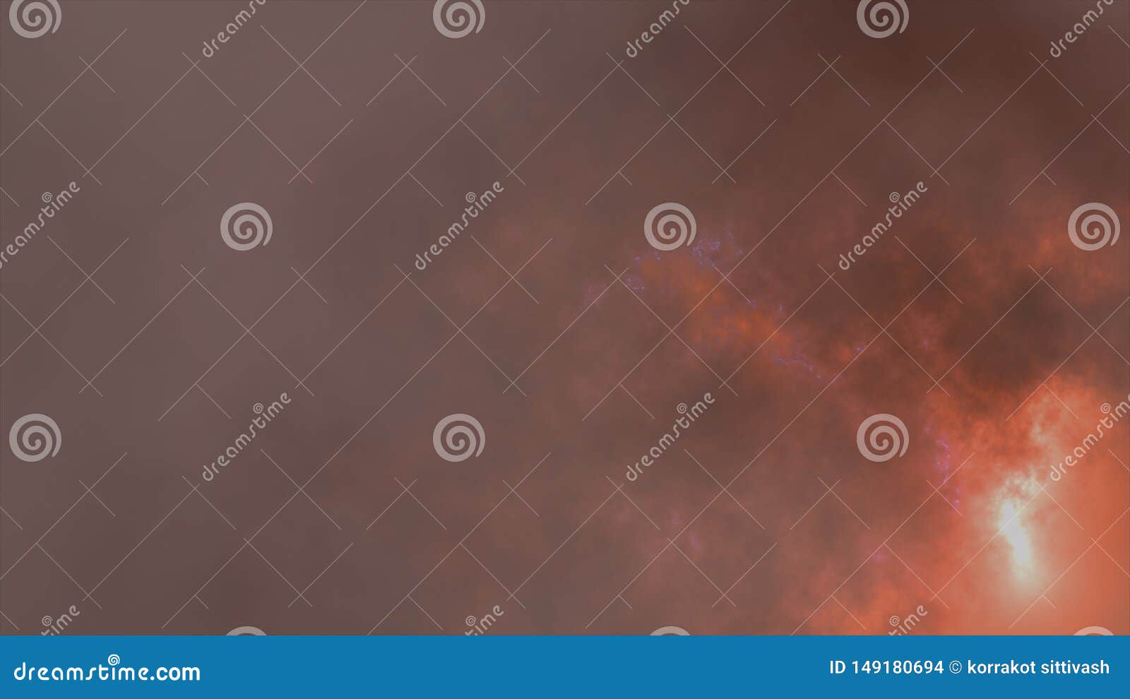 Flying through Thundercloud Lightning Splash Storm 3d Animation Stock ...