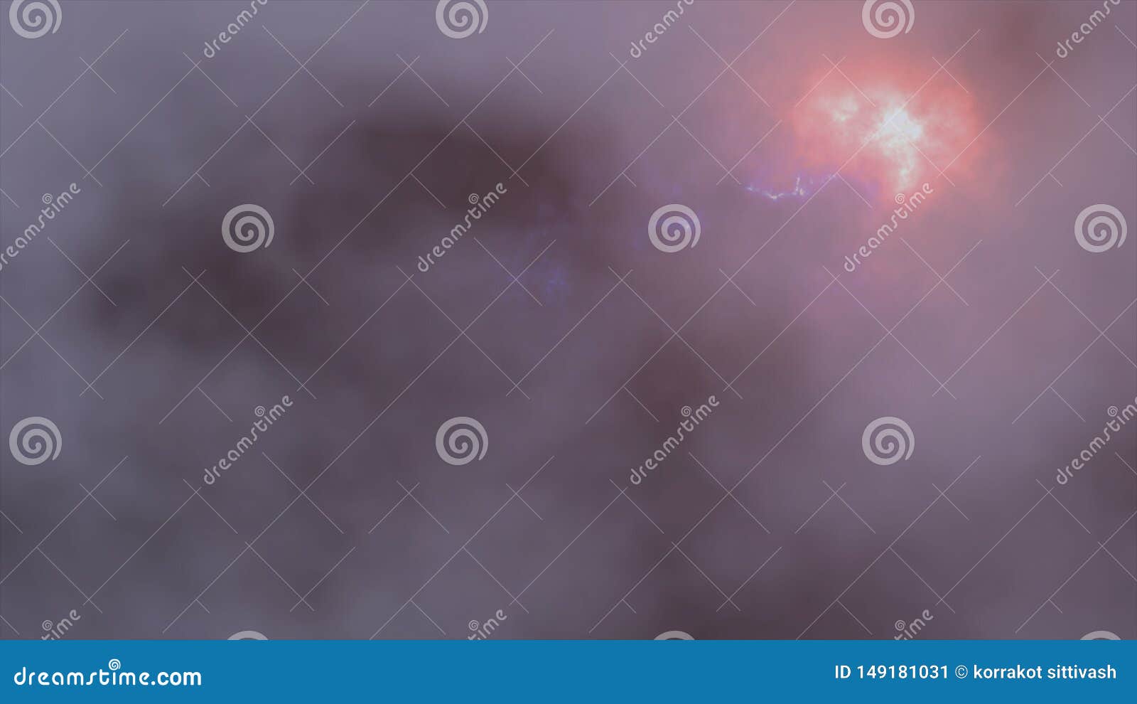 Flying through Thundercloud Lightning Splash Storm 3d Animation Stock ...