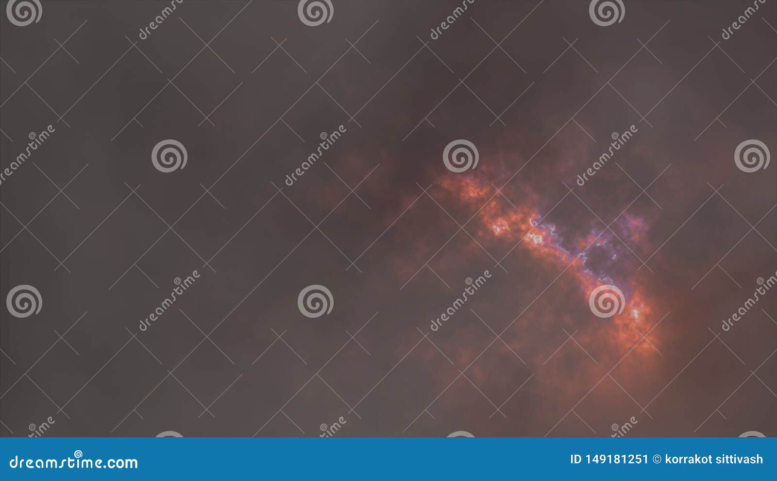 Flying through Thundercloud Lightning Splash Storm 3d Animation Stock ...