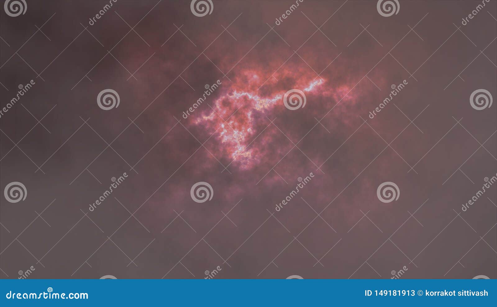 Flying through Thundercloud Lightning Splash Storm 3d Animation Stock ...