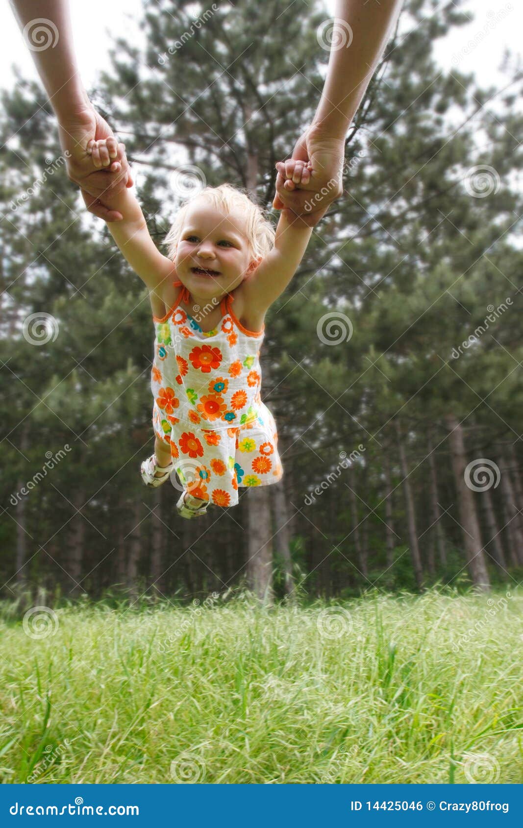Flying toddler girl stock photo. Image of european, enjoy - 14425046