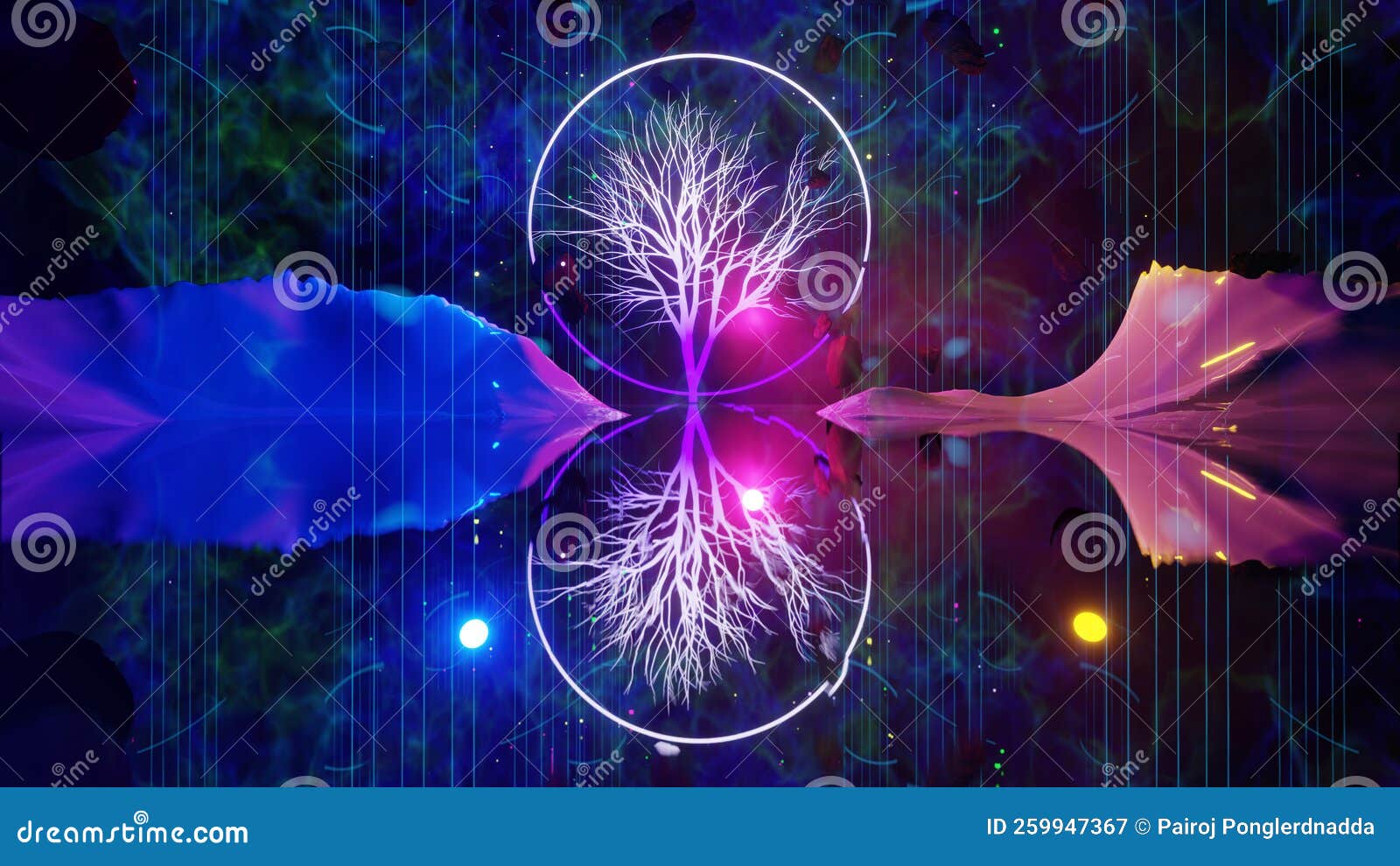 Space And Multiverse Scene Wallpaper Royalty-Free Stock Image ...