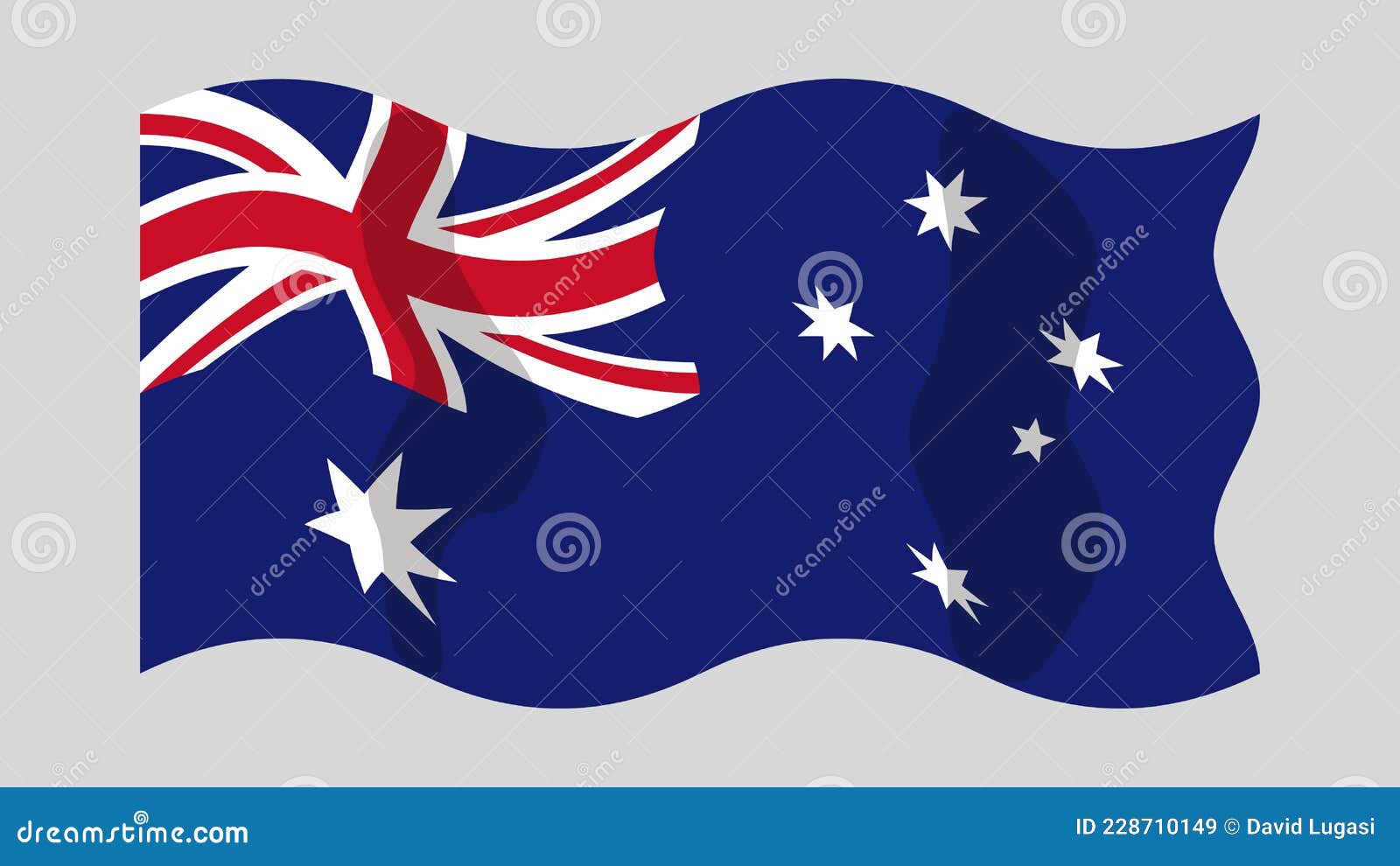 Flying Flag Of Cyprus. Cartoon Vector | CartoonDealer.com #230493701