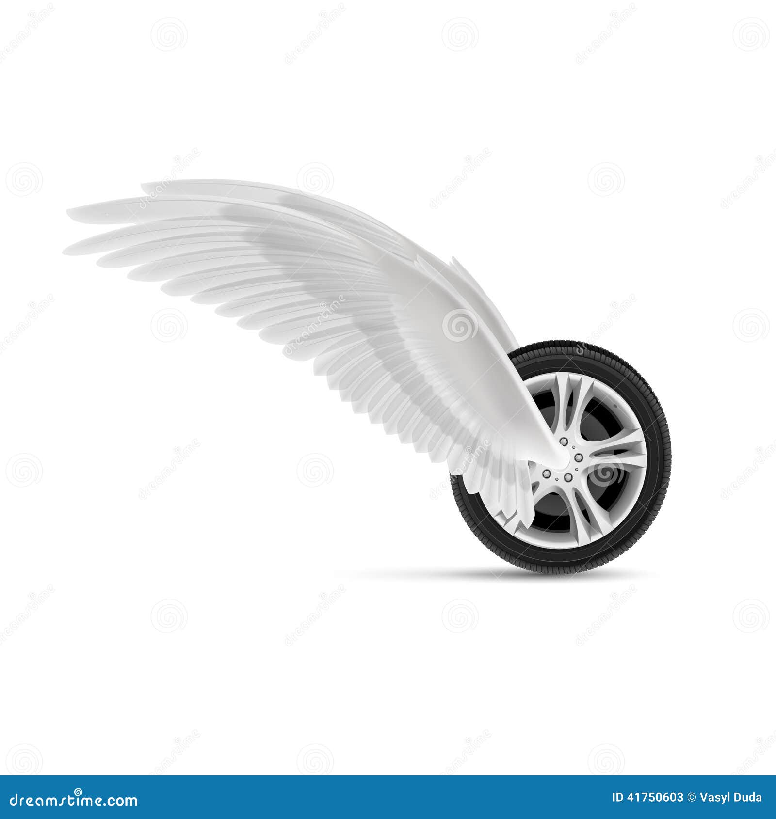 Flying wheel stock vector. Illustration of mysterious - 41750603
