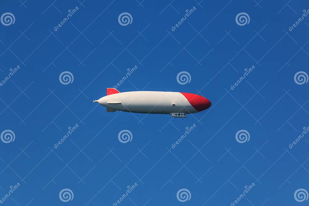 Flying Zeppelin, Rigid Airship, Airship Stock Image - Image of airship ...