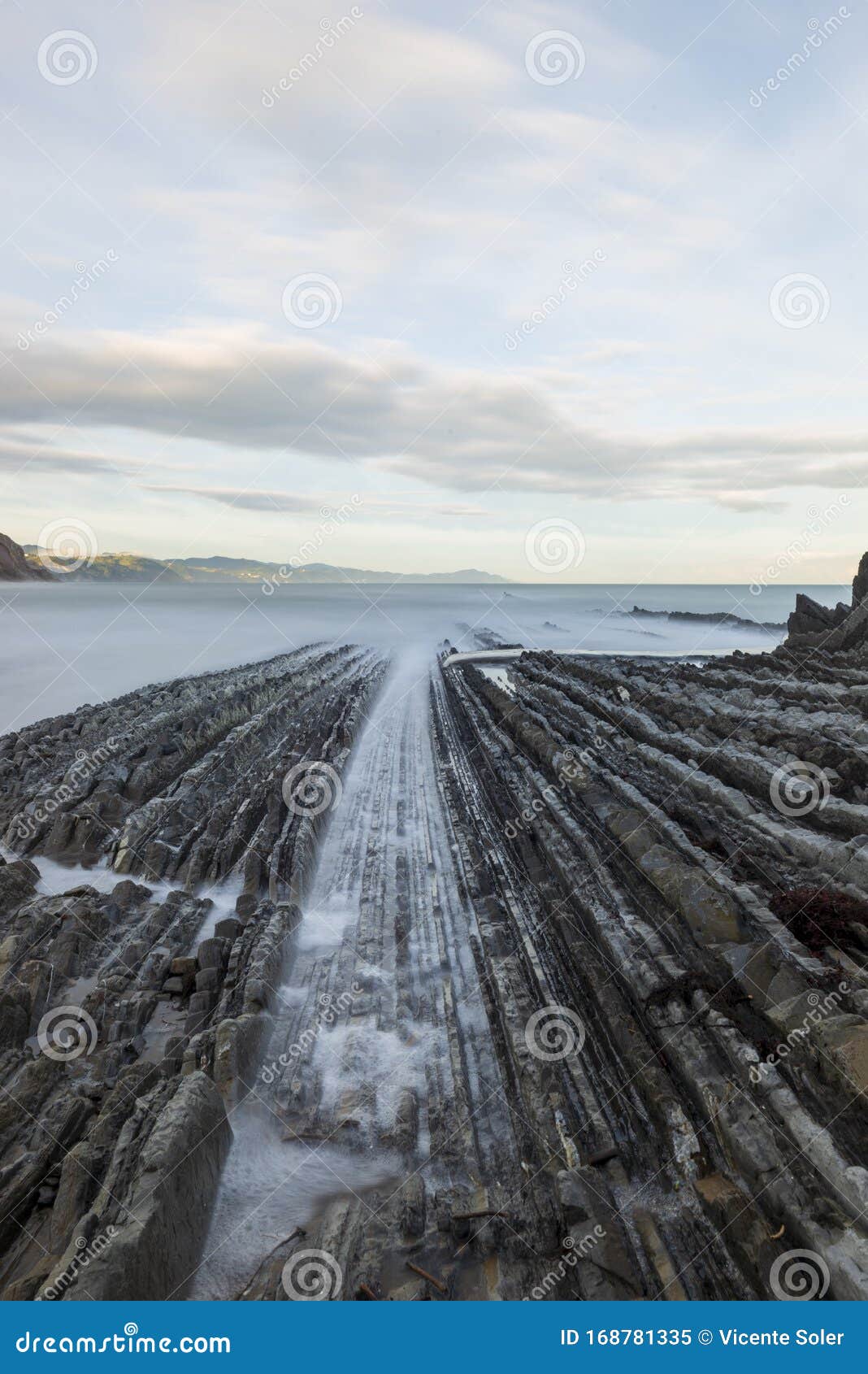 The Flysch Formations in Zumaia in the Basque Country Editorial Image ...