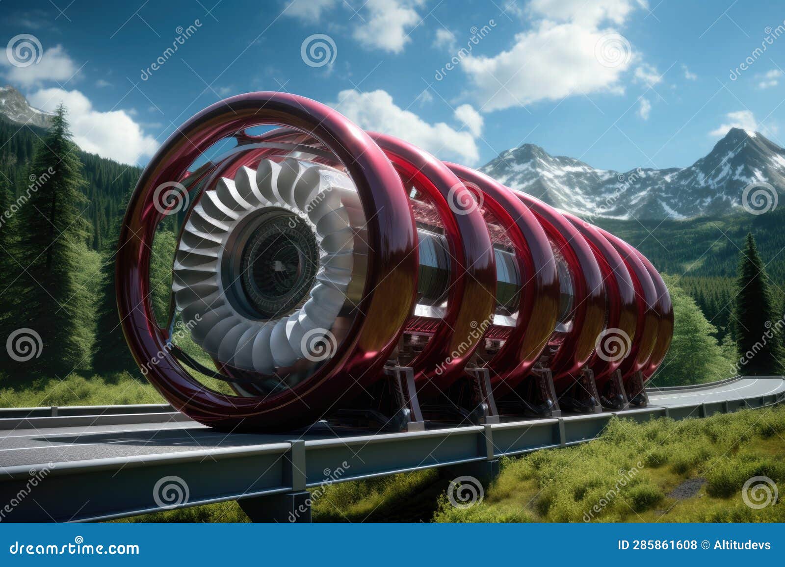 Flywheel Energy Storage System in Motion Stock Photo - Image of motion ...