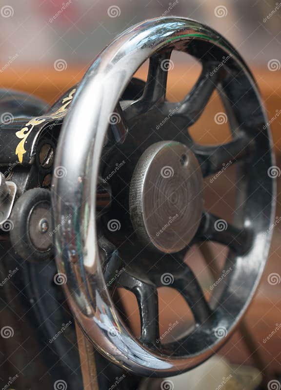 Flywheel Sewing Machine for Sewing Clothes Stock Photo - Image of ...