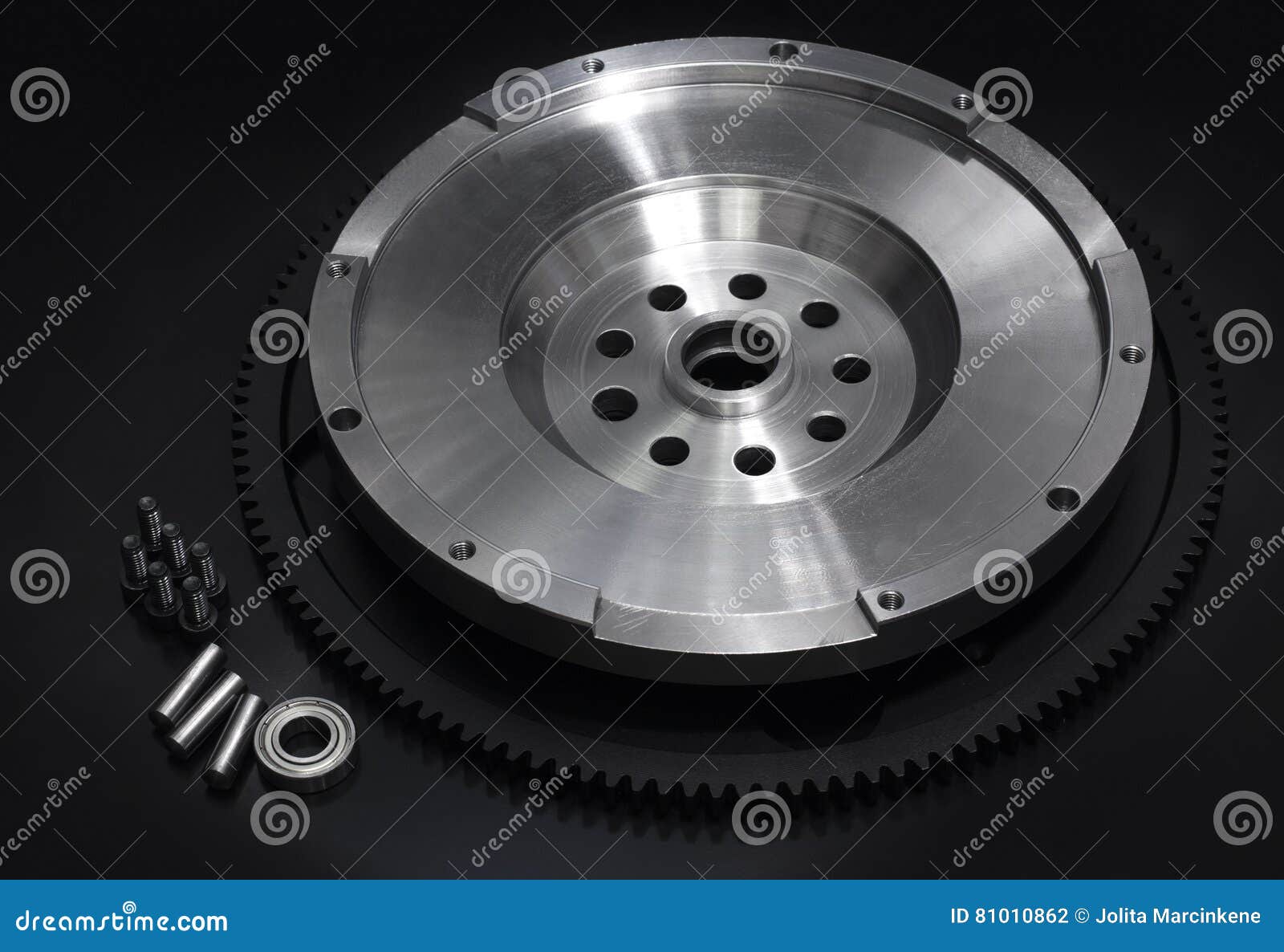 Flywheel with Starter Ring Gear Stock Photo - Image of engine, ring ...