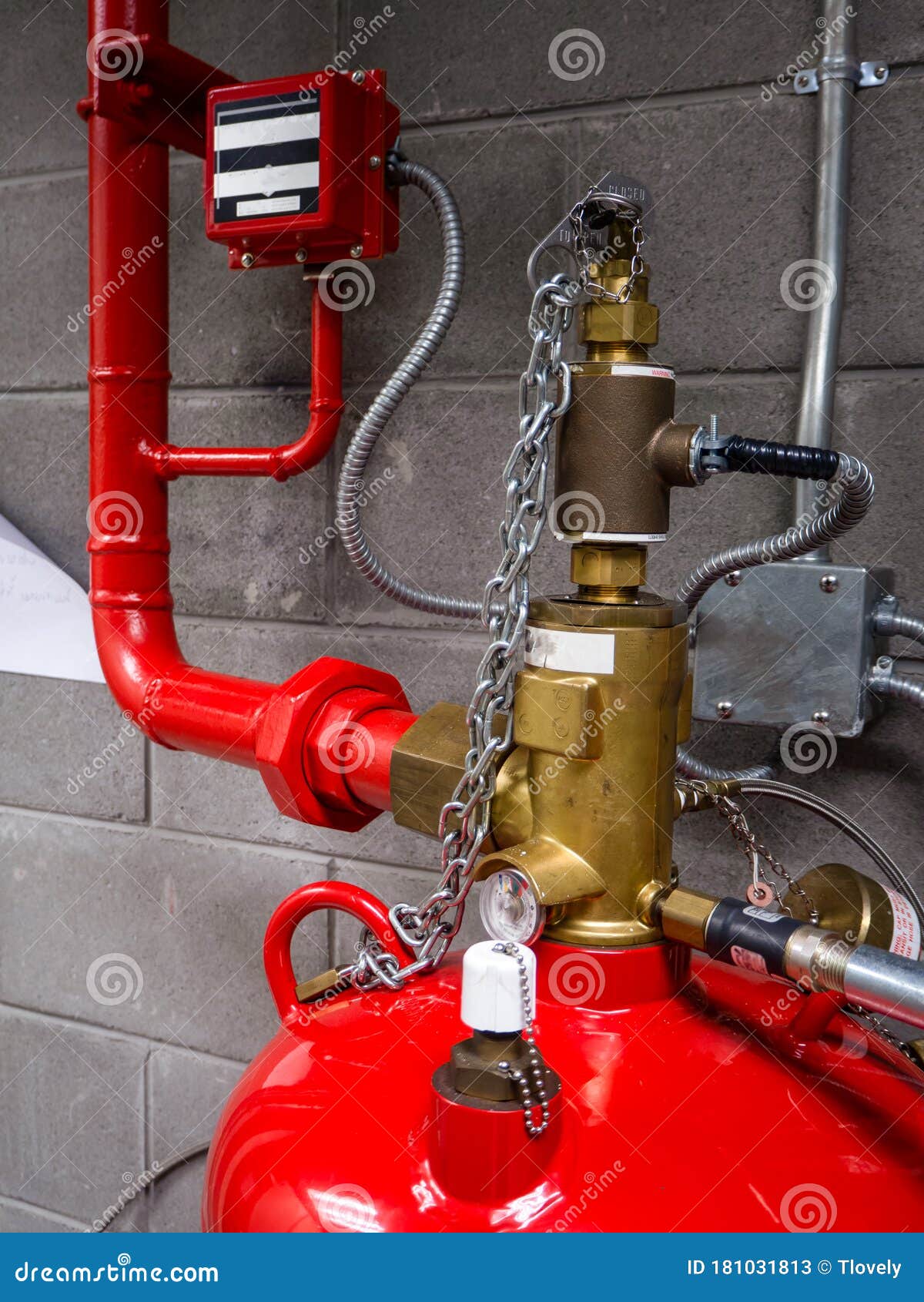 FM200 Gas Flooding System, Gas Suppression System in Data Center Room ...