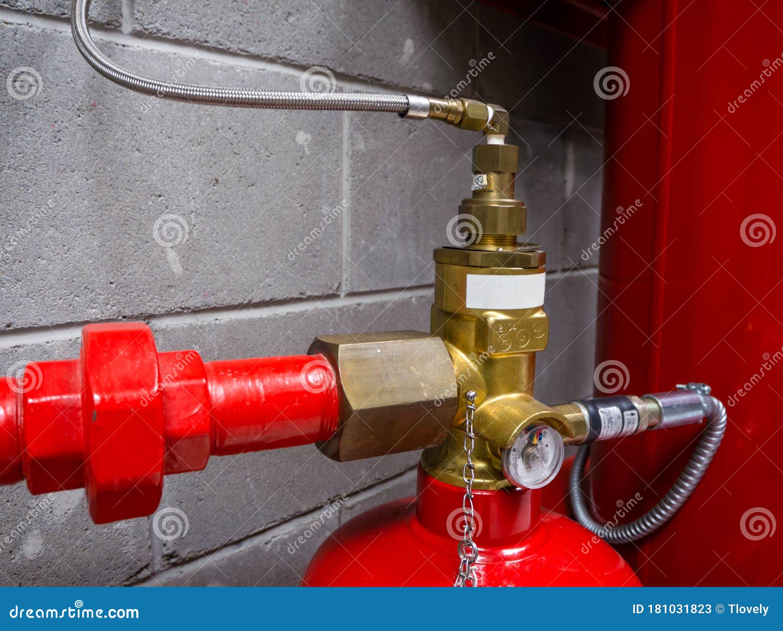 FM200 Gas Flooding System, Gas Suppression System in Data Center Room ...