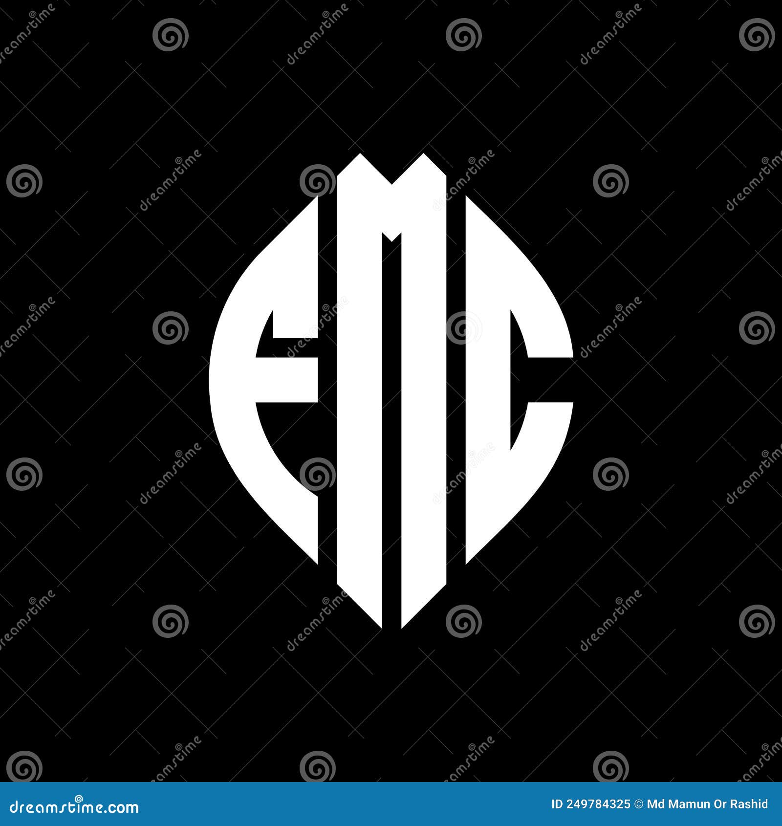 FMC Circle Letter Logo Design with Circle and Ellipse Shape. FMC ...
