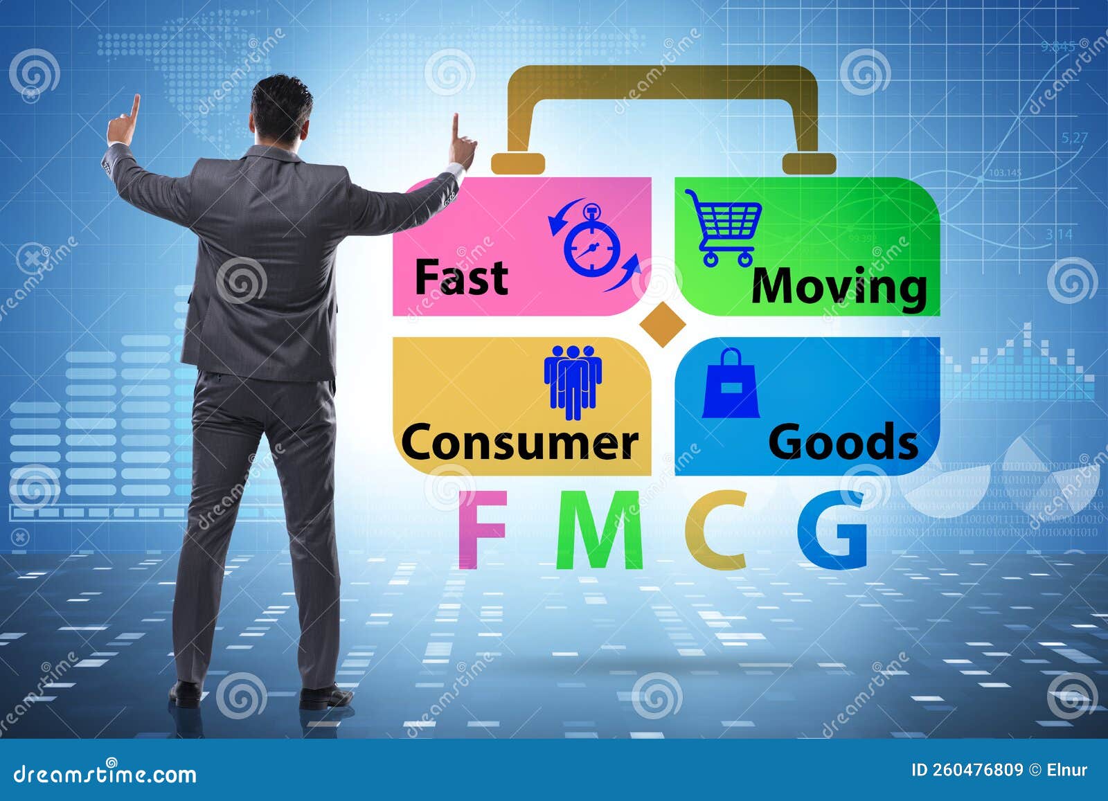 FMCG Concept - Fast Moving Consumer Goods Stock Image - Image of indoor ...