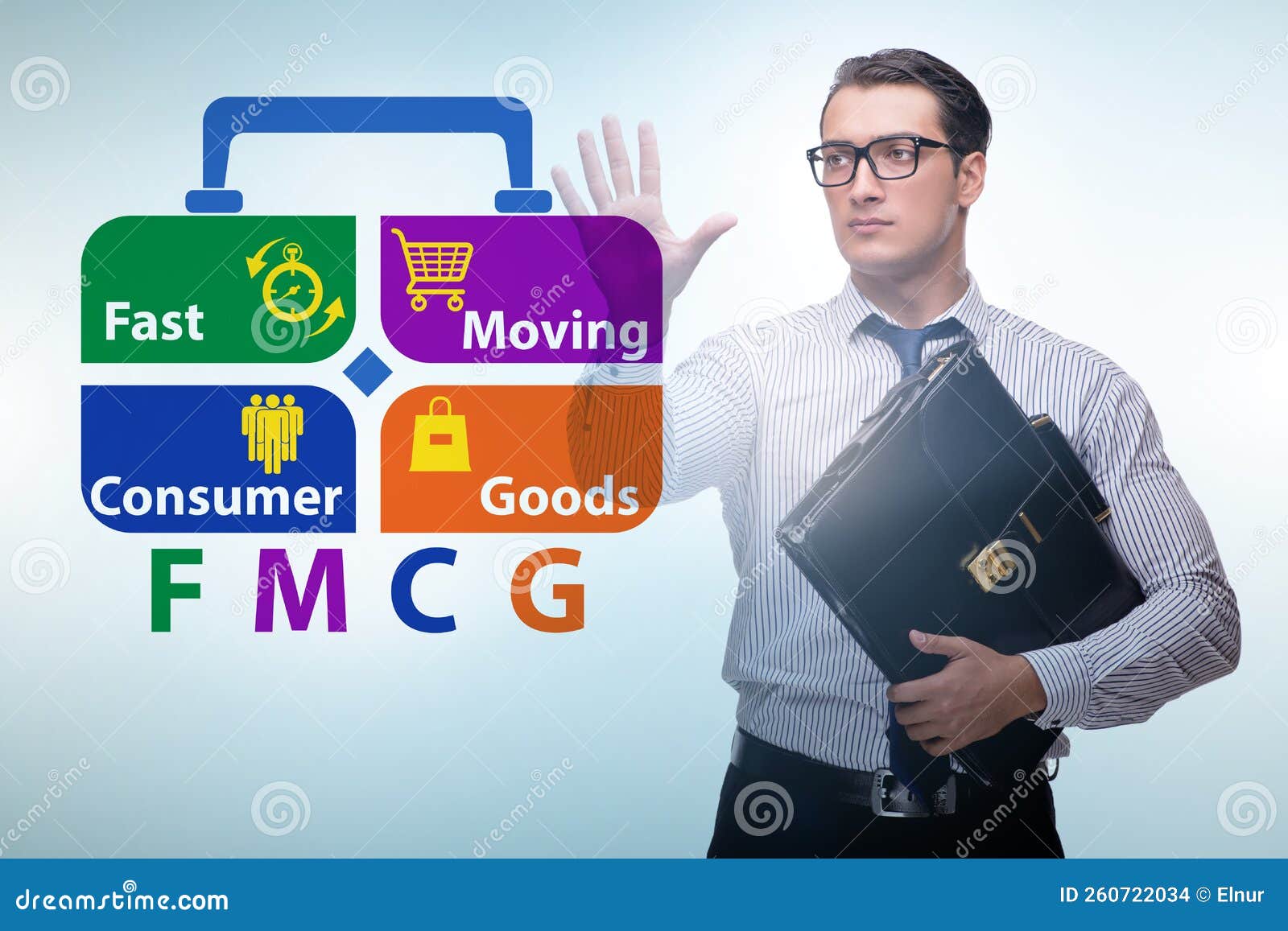 FMCG Concept - Fast Moving Consumer Goods Stock Photo - Image of ...