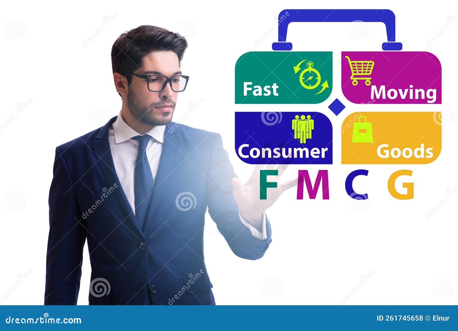FMCG Concept - Fast Moving Consumer Goods Stock Photo - Image of fmcg ...