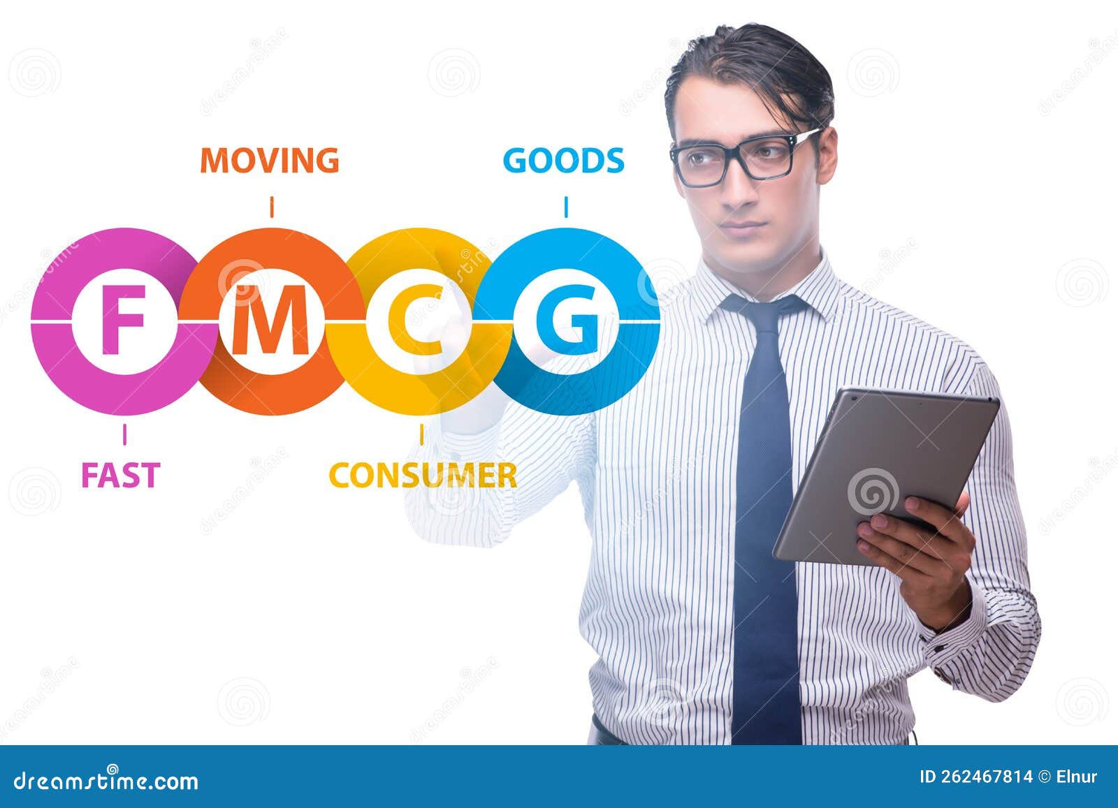 FMCG Concept - Fast Moving Consumer Goods Stock Illustration ...