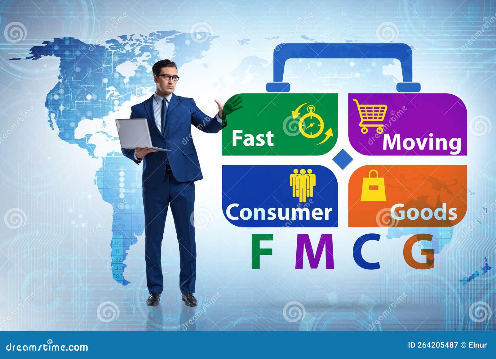 FMCG Concept - Fast Moving Consumer Goods Stock Image - Image of ...